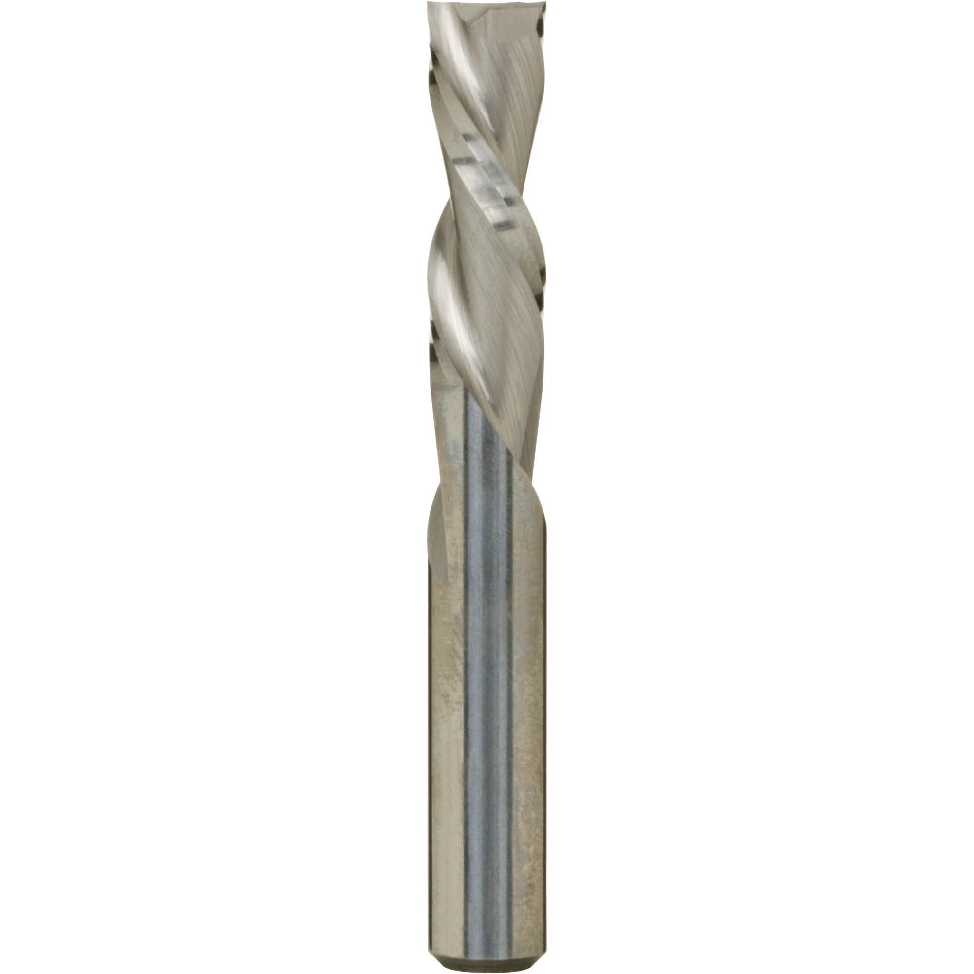 Solid Carbide Spiral Downcut Bit, 1/4" Shank, 1/4" Dia. - Grizzly ...
