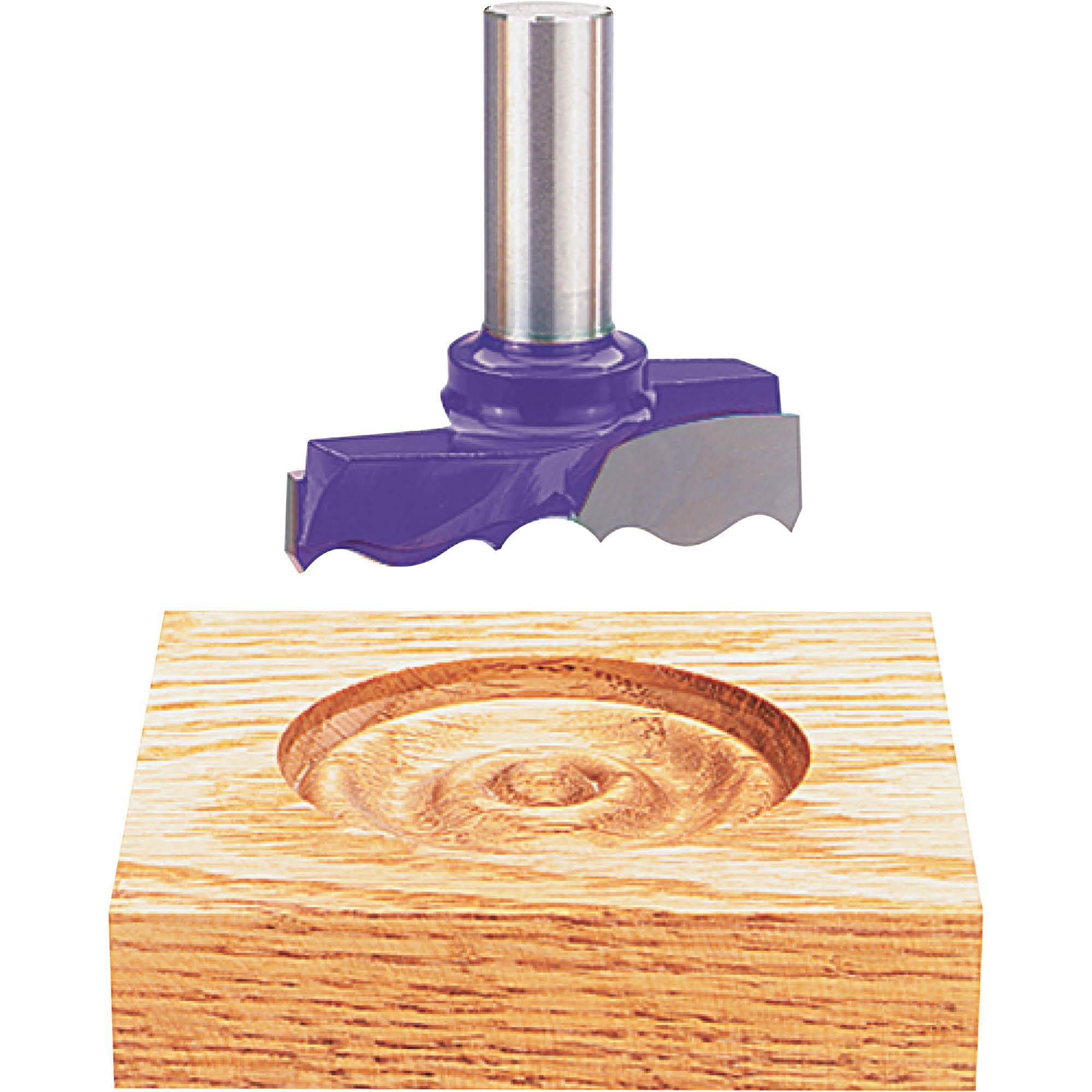 Carbide Tipped Rosette Cutter, 1/2" Shank, 2-1/8" Dia. at Grizzly.com