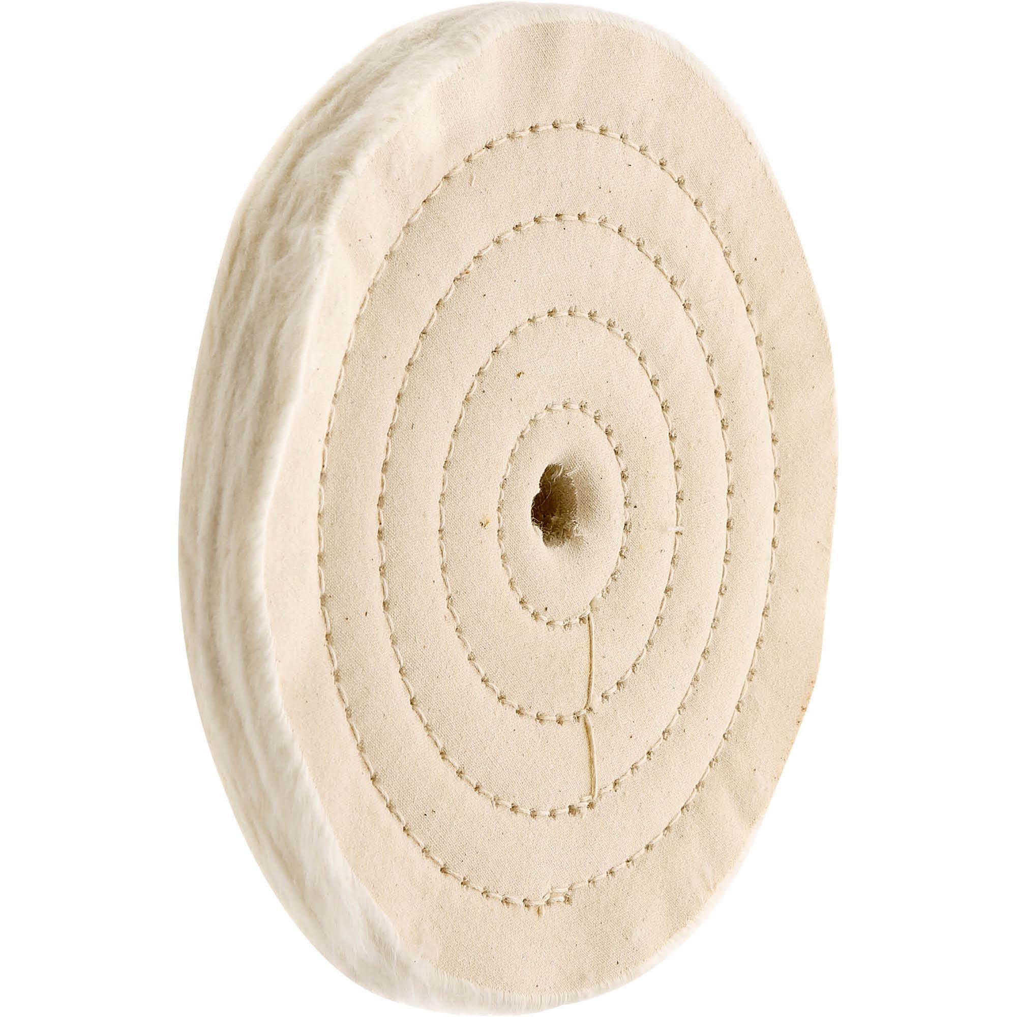 6" x 40 Ply x 1/2" Soft Muslin Buffing Wheel, 5,000 RPM - Grizzly ...