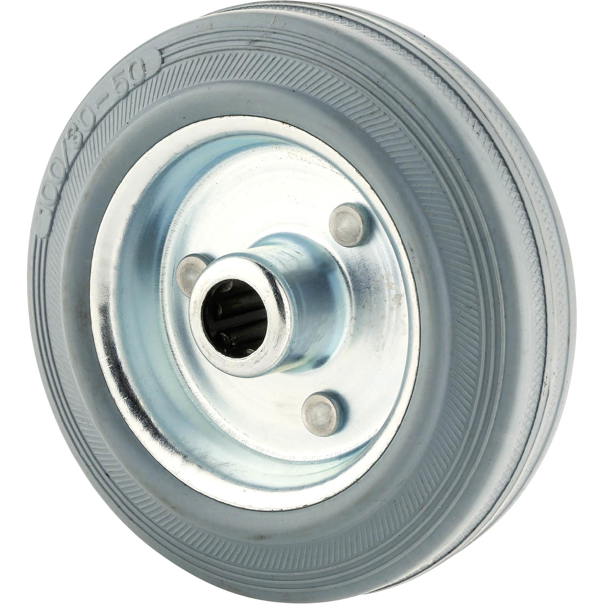 4" Gray Rubber Tire at Grizzly.com