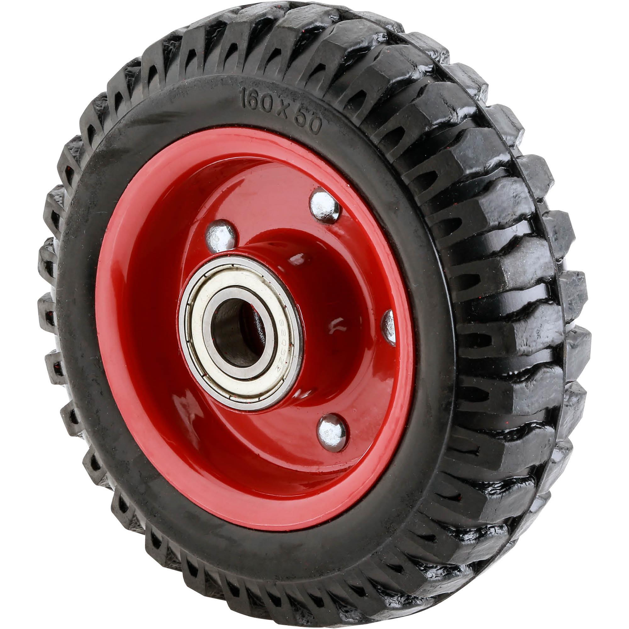 6-1/4" Rubber Wheel - Grizzly Industrial