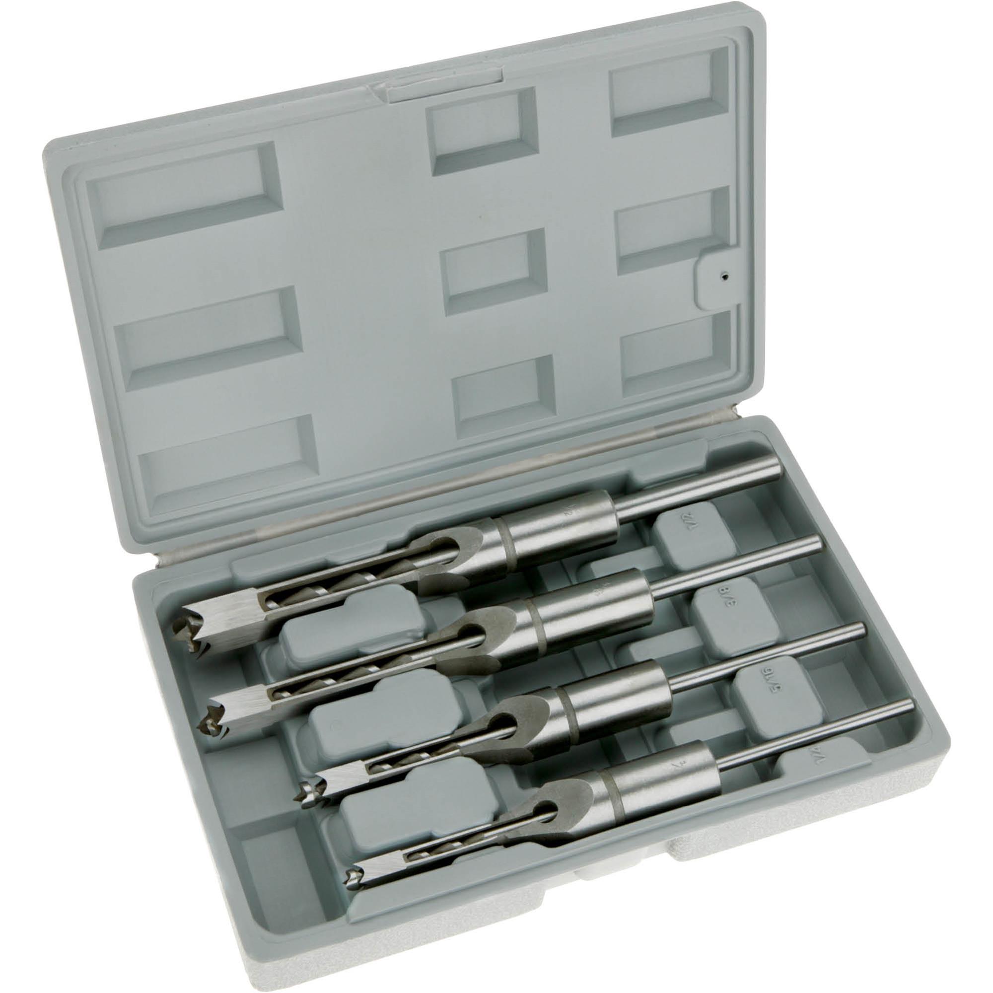 4-Pc. Mortising Chisels Set - 1/4", 5/16", 3/8", 1/2" - Grizzly Industrial