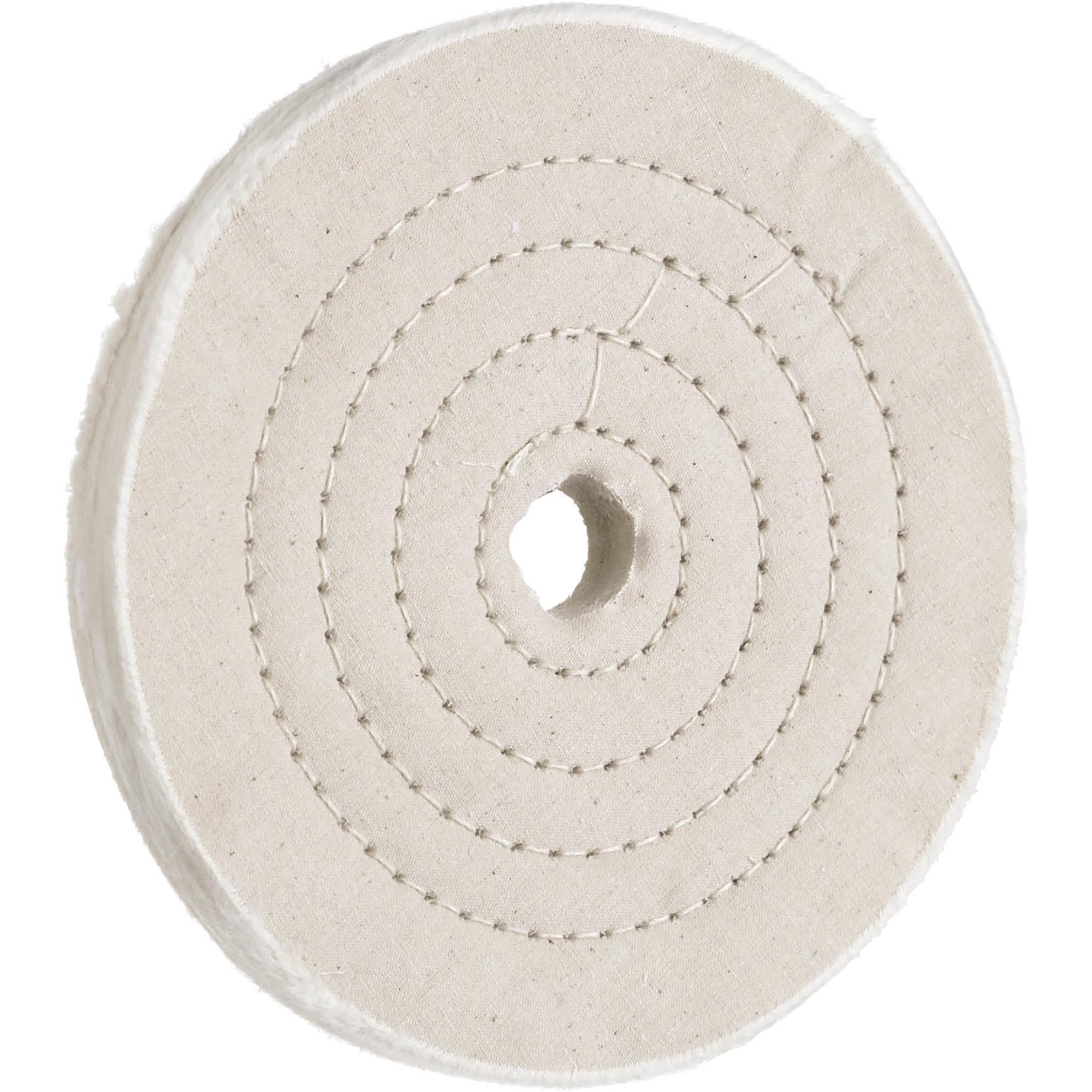 6" x 40 Ply x 3/4" Soft Muslin Buffing Wheel, 4,000 RPM - Grizzly ...