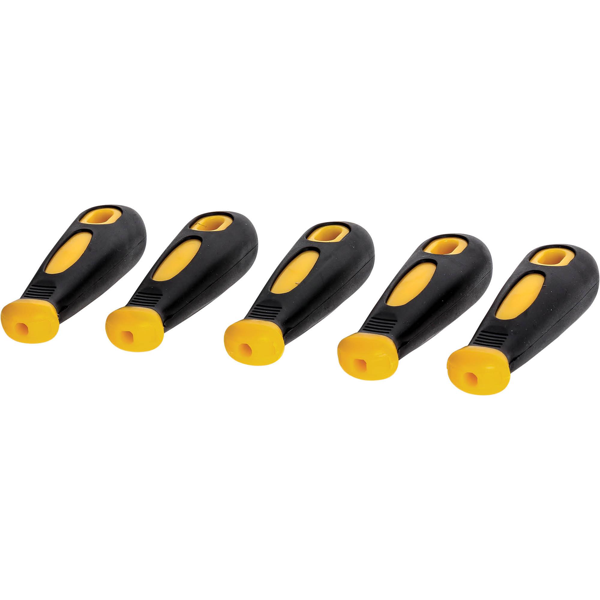 Rubber File Grips - 5 pc. - Grizzly Industrial