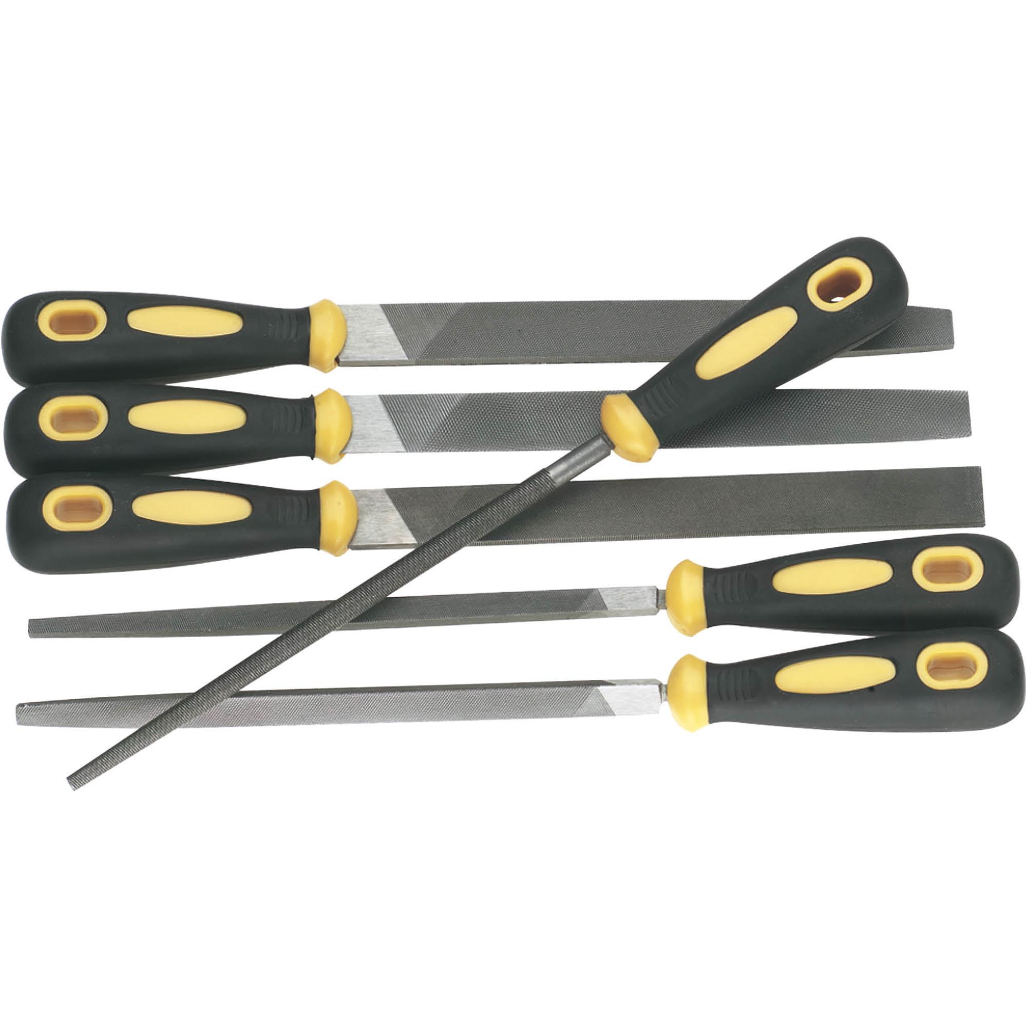 6 pc. File Set - Grizzly Industrial