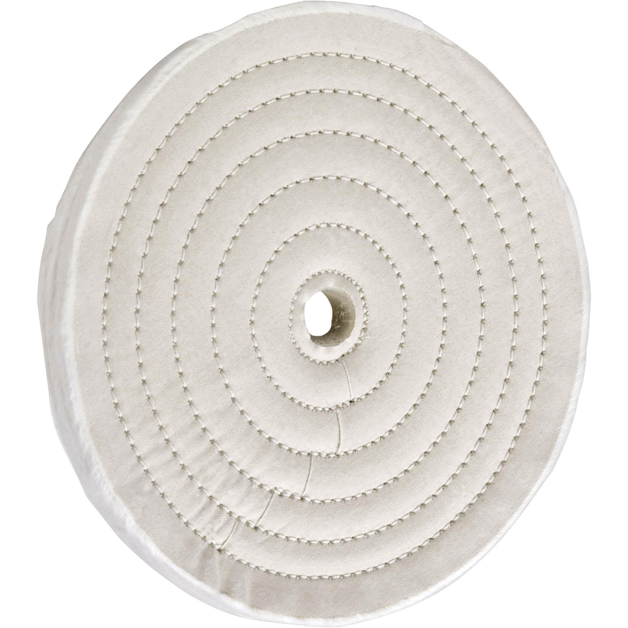 8" x 40 Ply x 5/8" Soft Muslin Buffing Wheel, 4,000 RPM - Grizzly ...