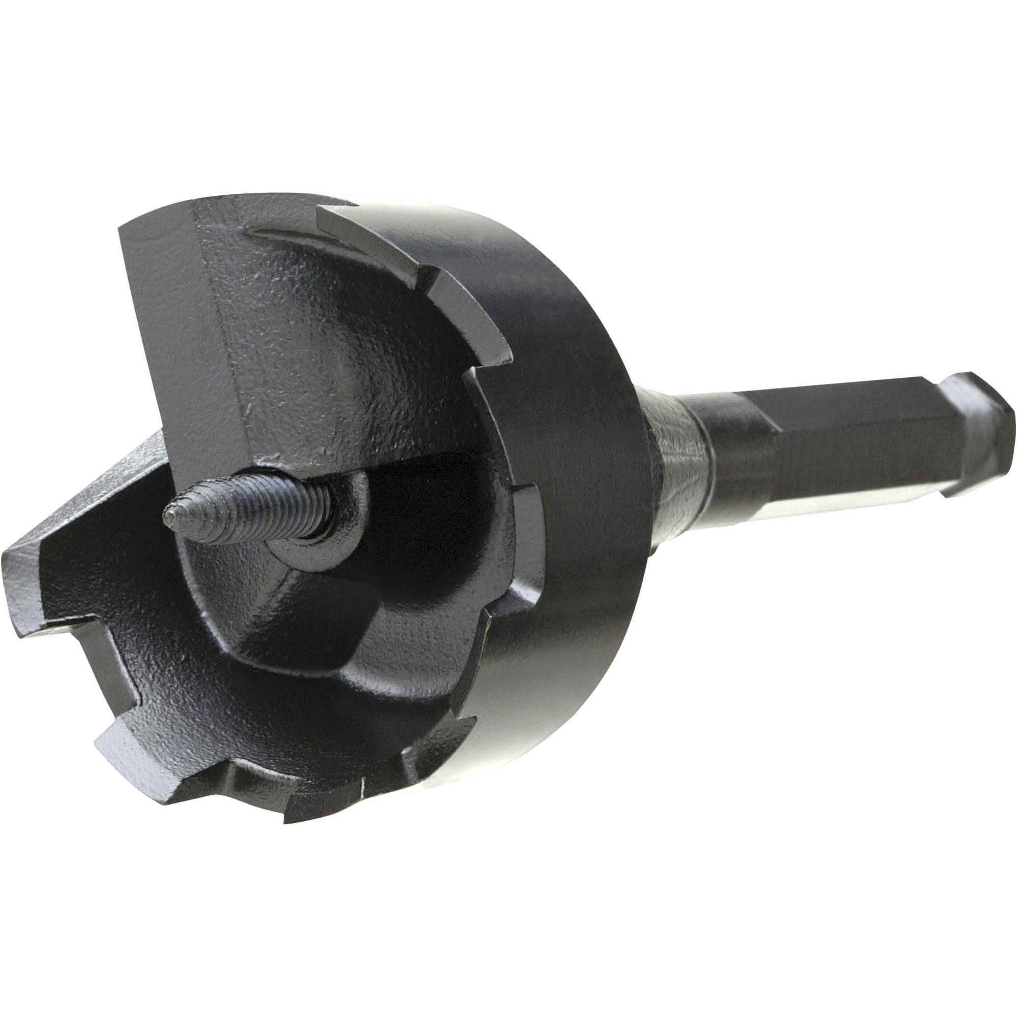 2-1/8" Heavy-Duty Forstner Bit with Screw Tip - Grizzly Industrial, Inc.