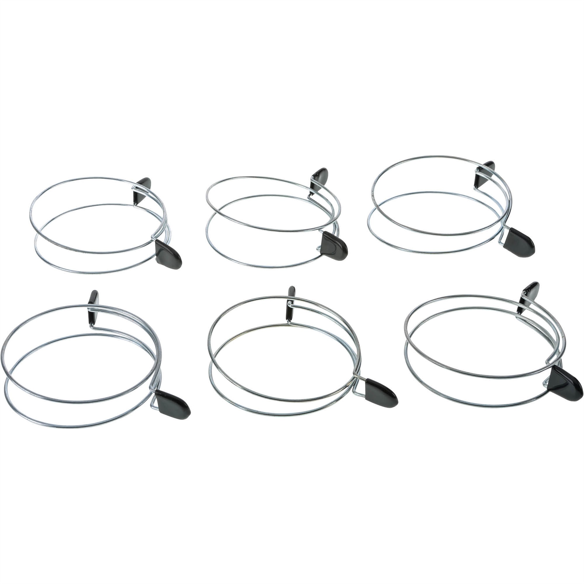 4" Double-Loop Squeeze Hose Clamp, 6 Pk. - Grizzly Industrial