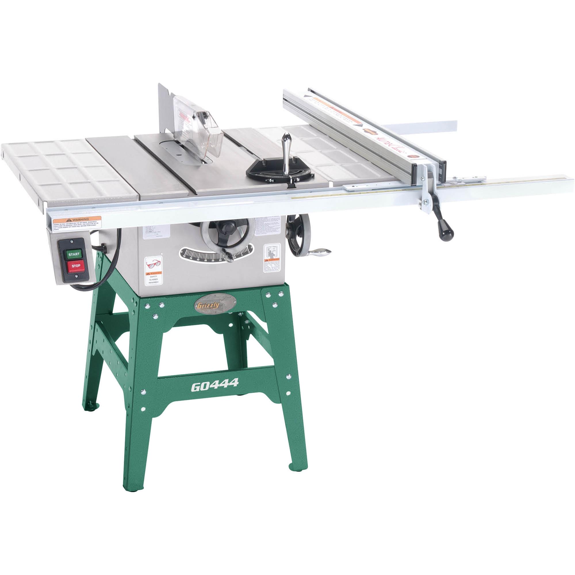 10" Table Saw 1-1/2 HP Single-Phase 110V - Grizzly Industrial