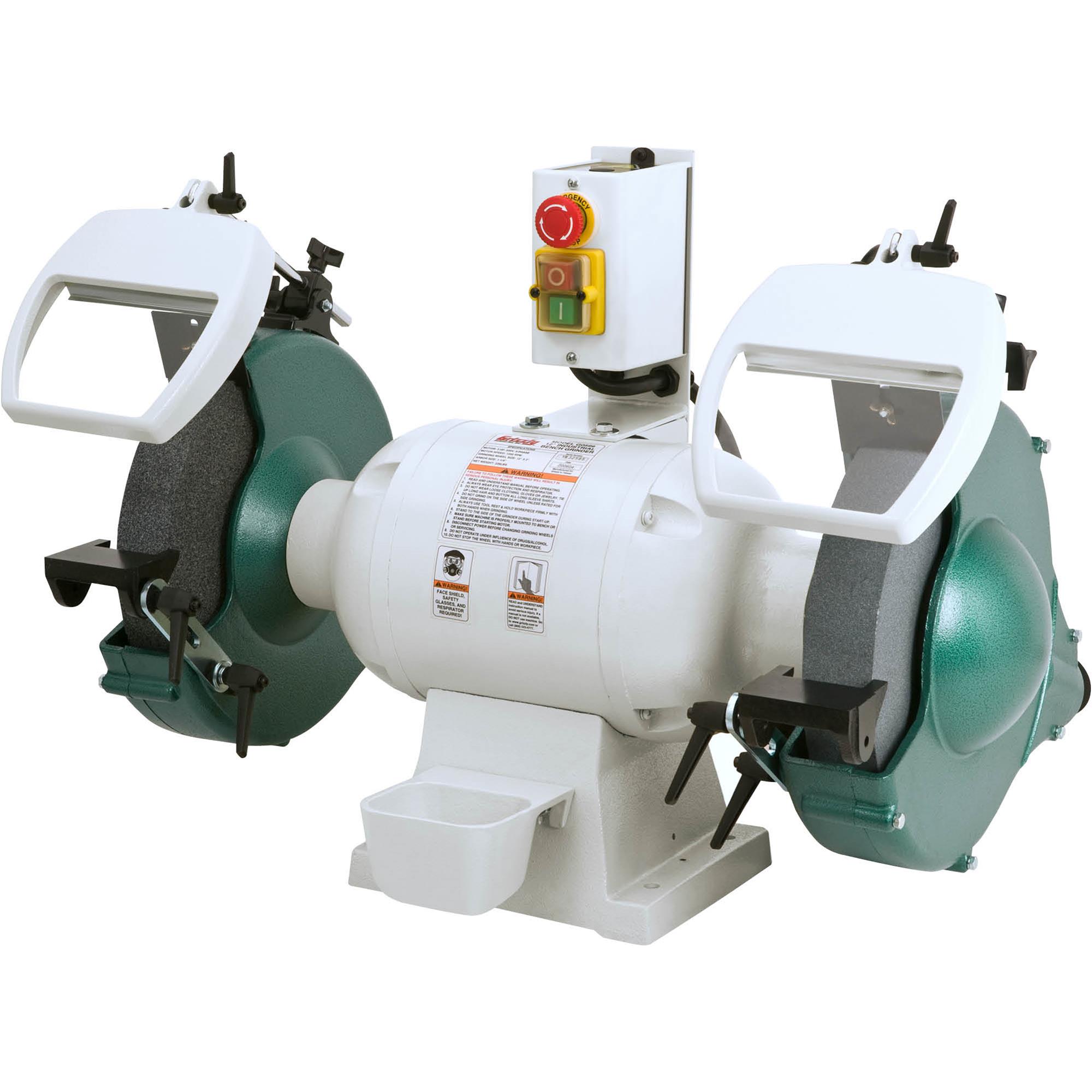 12" 3 HP Heavy-Duty Bench Grinder at Grizzly.com