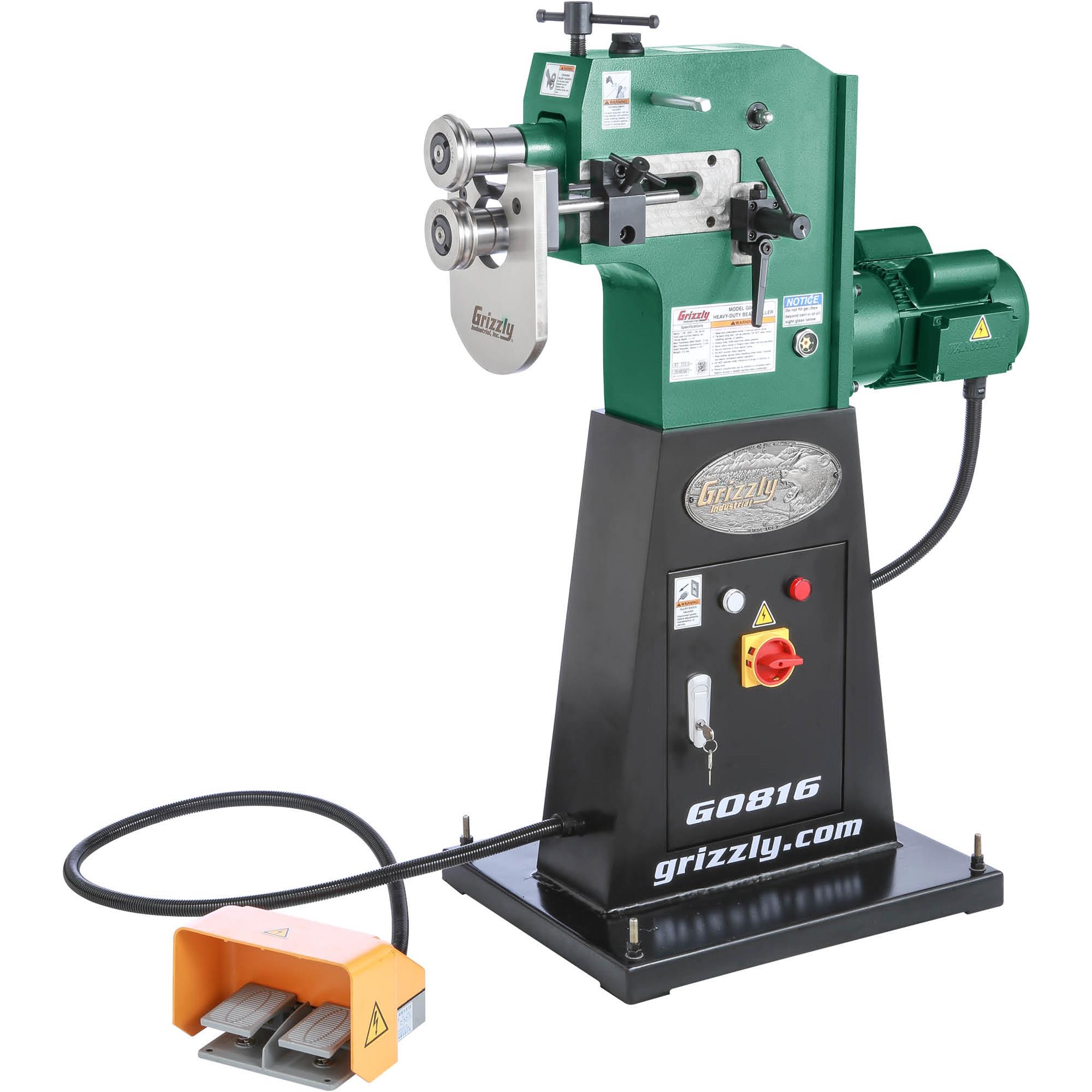 Heavy-Duty Bead Roller - Grizzly Industrial