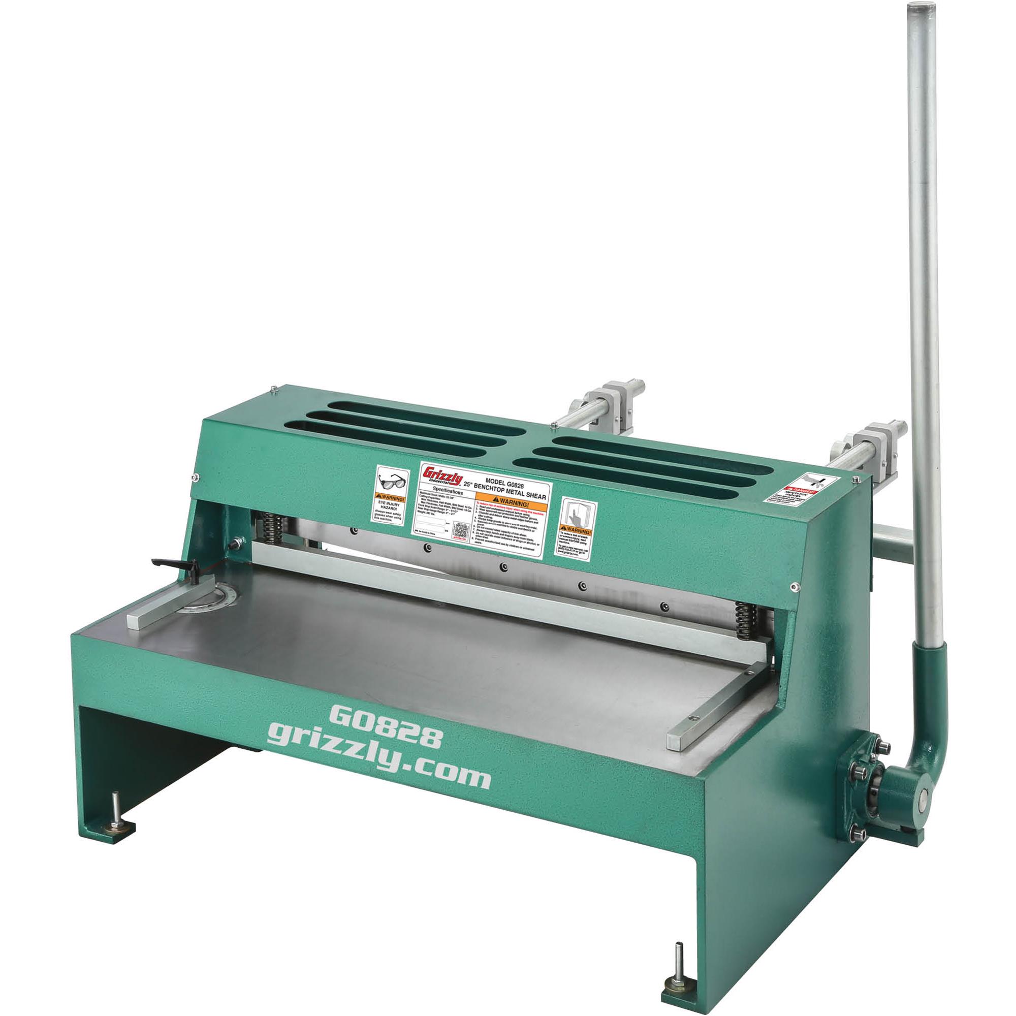 25" Benchtop Metal Shear - Grizzly Industrial, Inc.