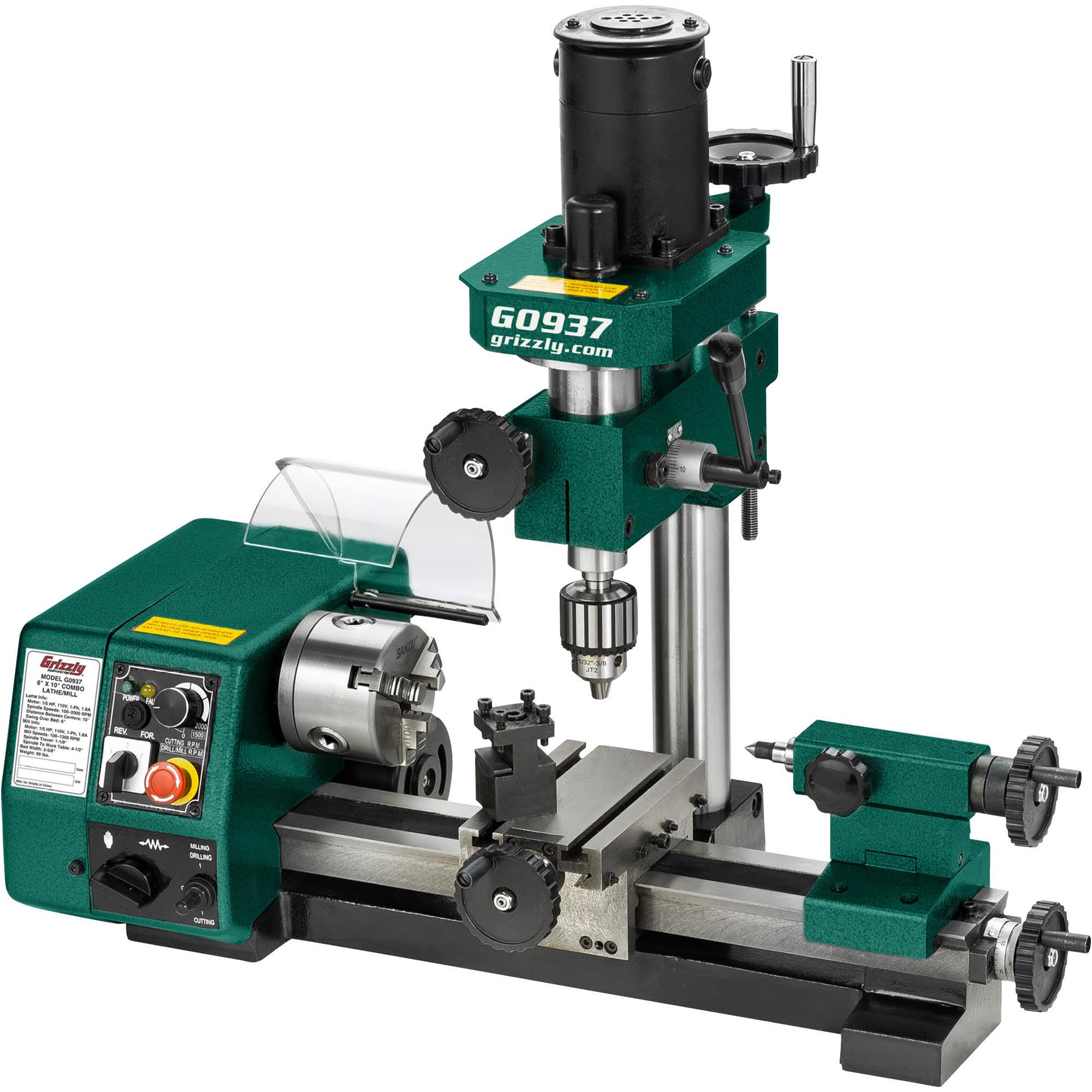 6" x 10" Combo Lathe/Mill - Grizzly Industrial, Inc.