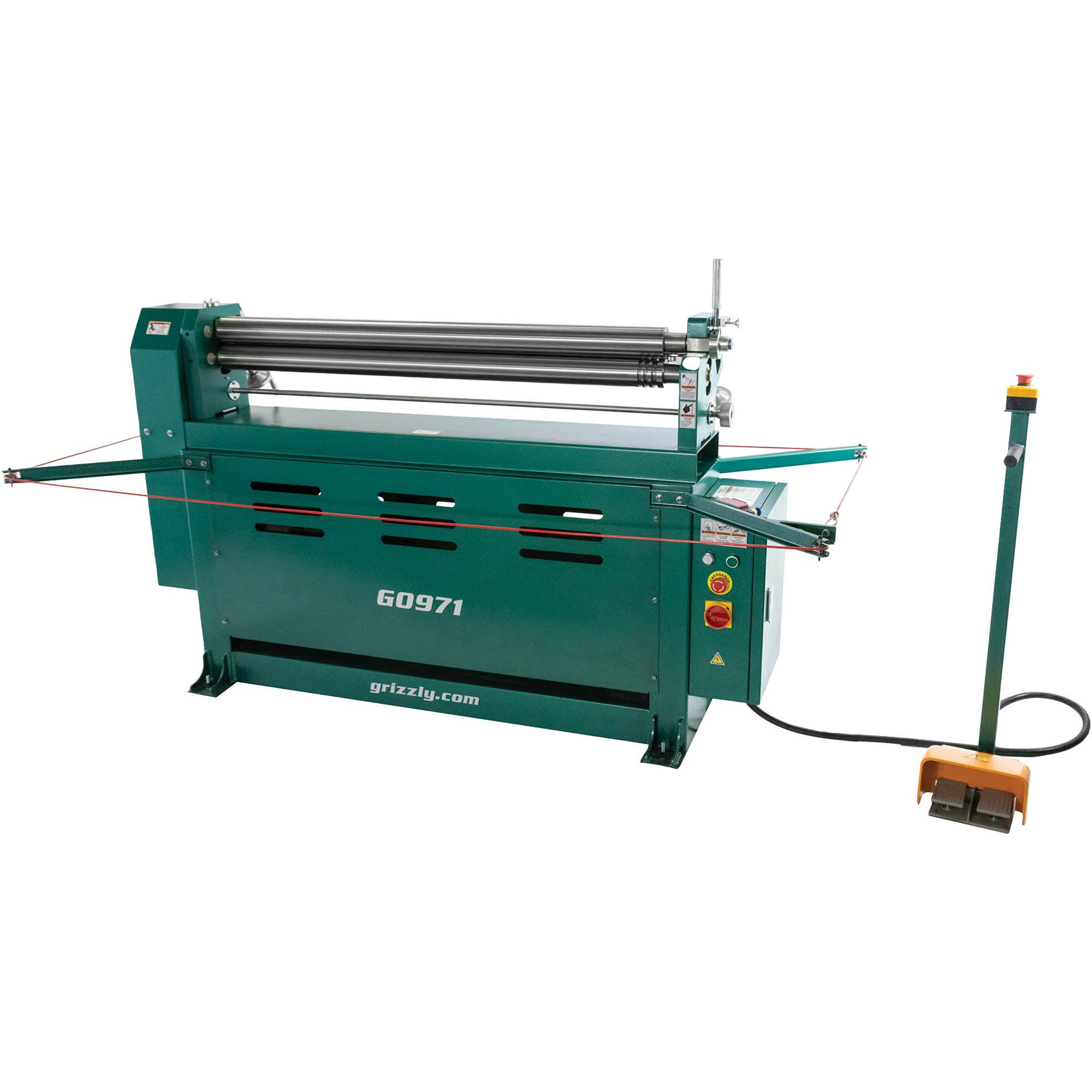 51" Powered Slip Roll - Grizzly Industrial, Inc.