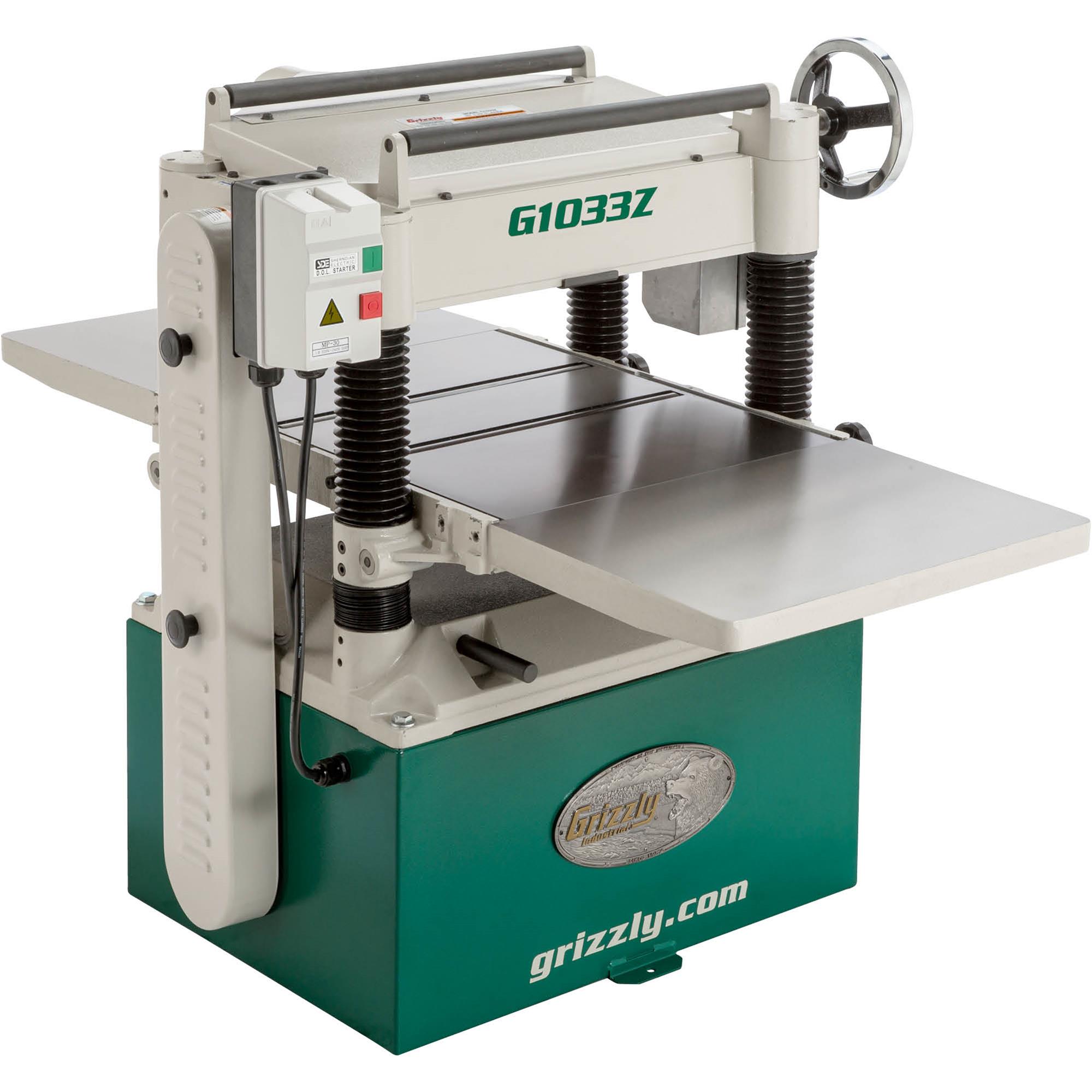 20" 5 HP Planer - Grizzly Industrial