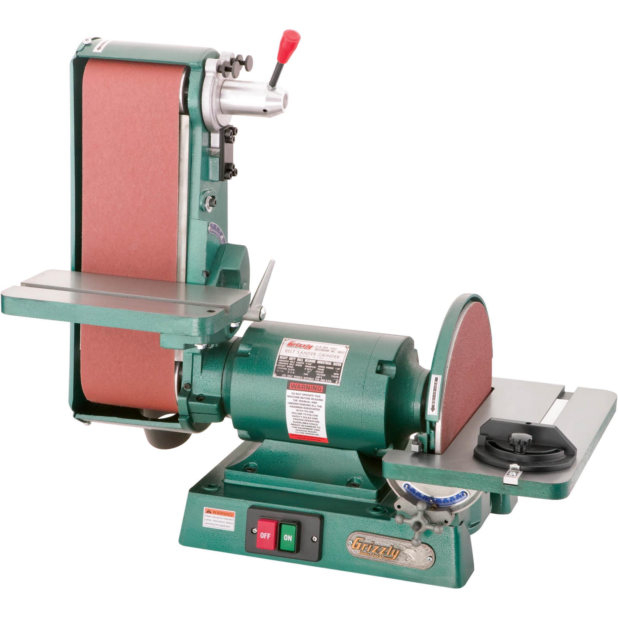 6" x 48" Belt/12" Disc Combo Sander, 3450 RPM - Grizzly Industrial