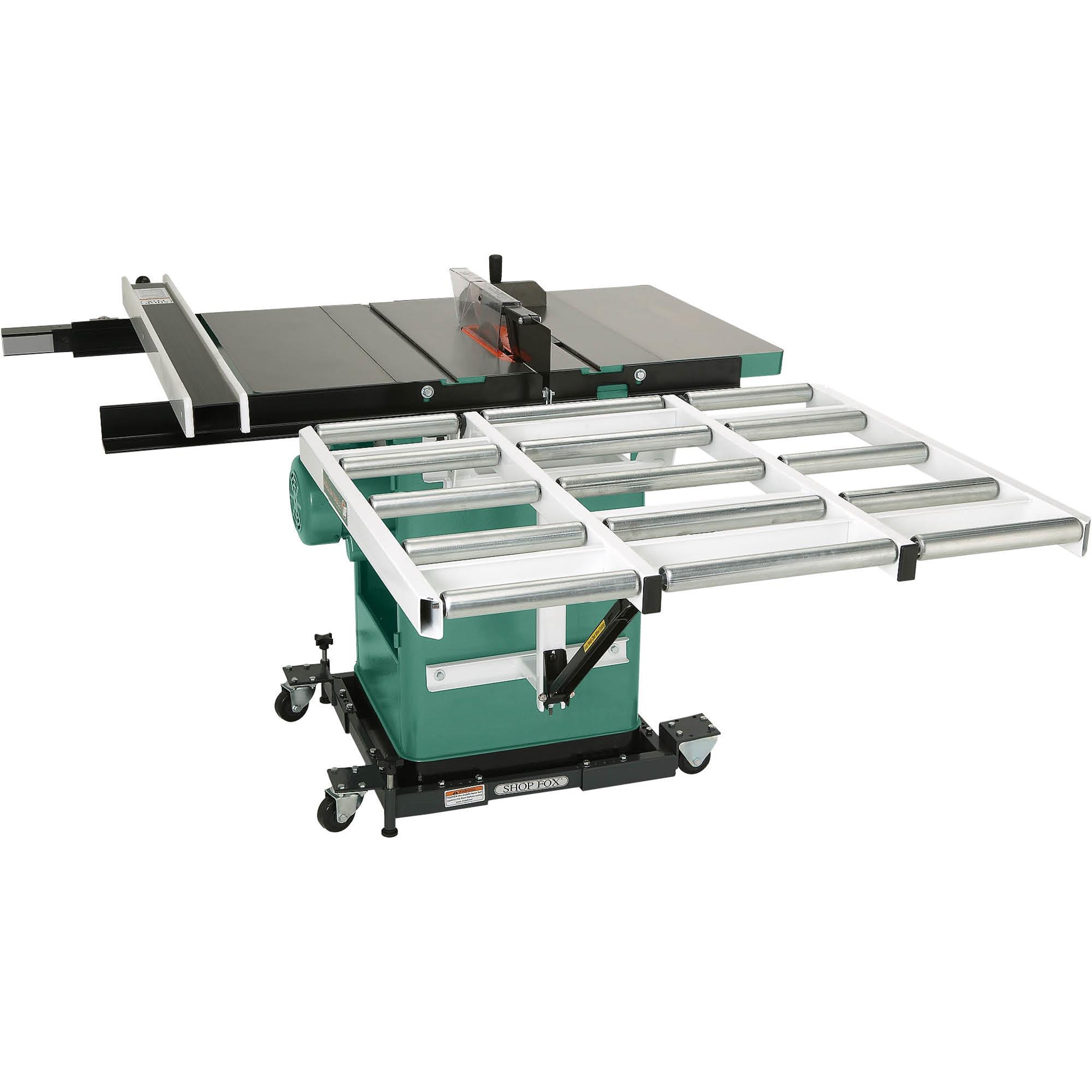37" Outfeed Roller System For Table Saws - Grizzly Industrial