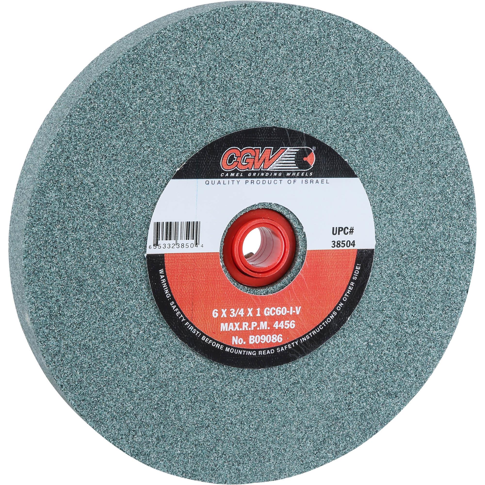 S/C 6" x 3/4" x 1" Grinding Wheel, Type 1, 60 Grit - Grizzly Industrial