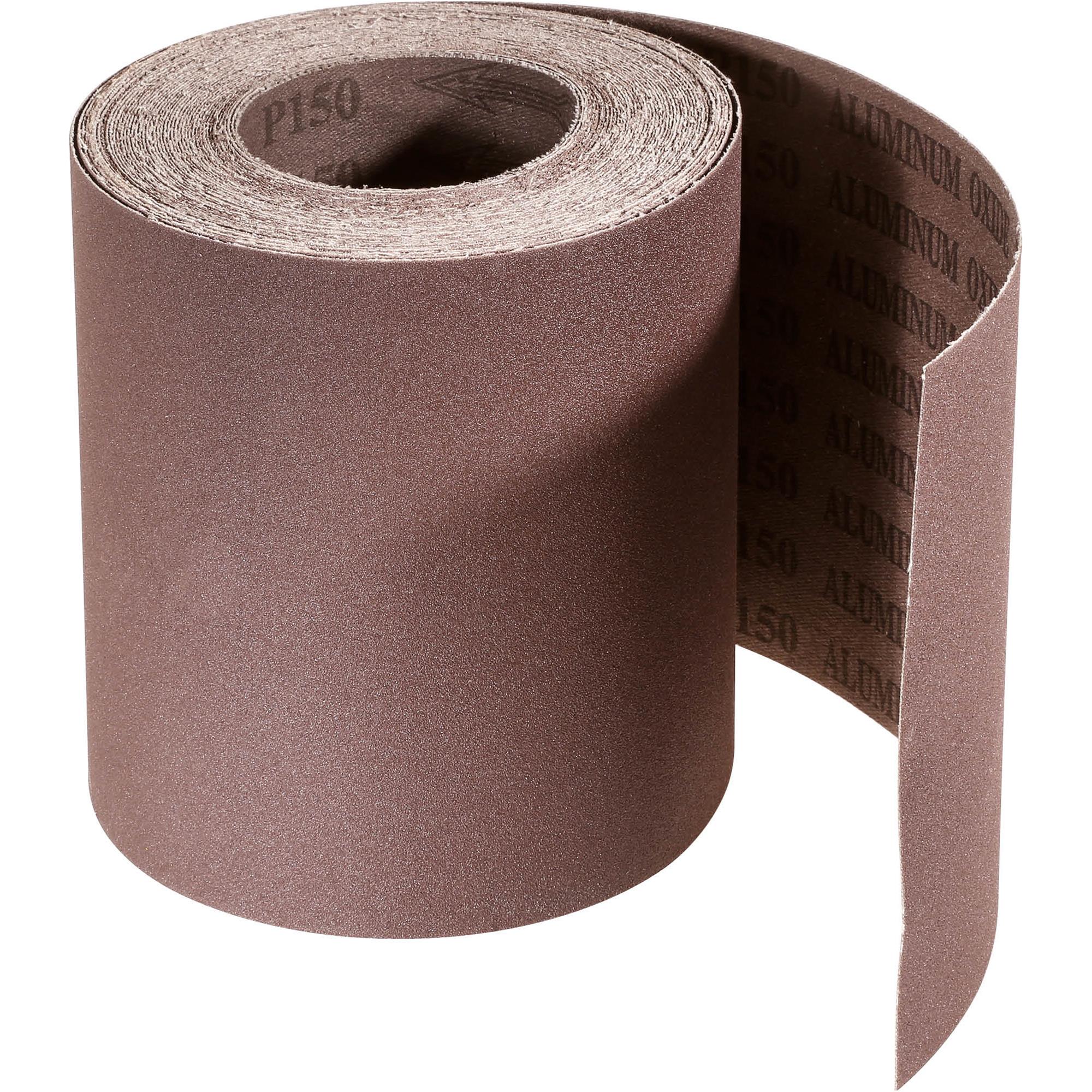 6" x 50' A/O Sanding Roll 150 Grit, Cloth - Grizzly Industrial