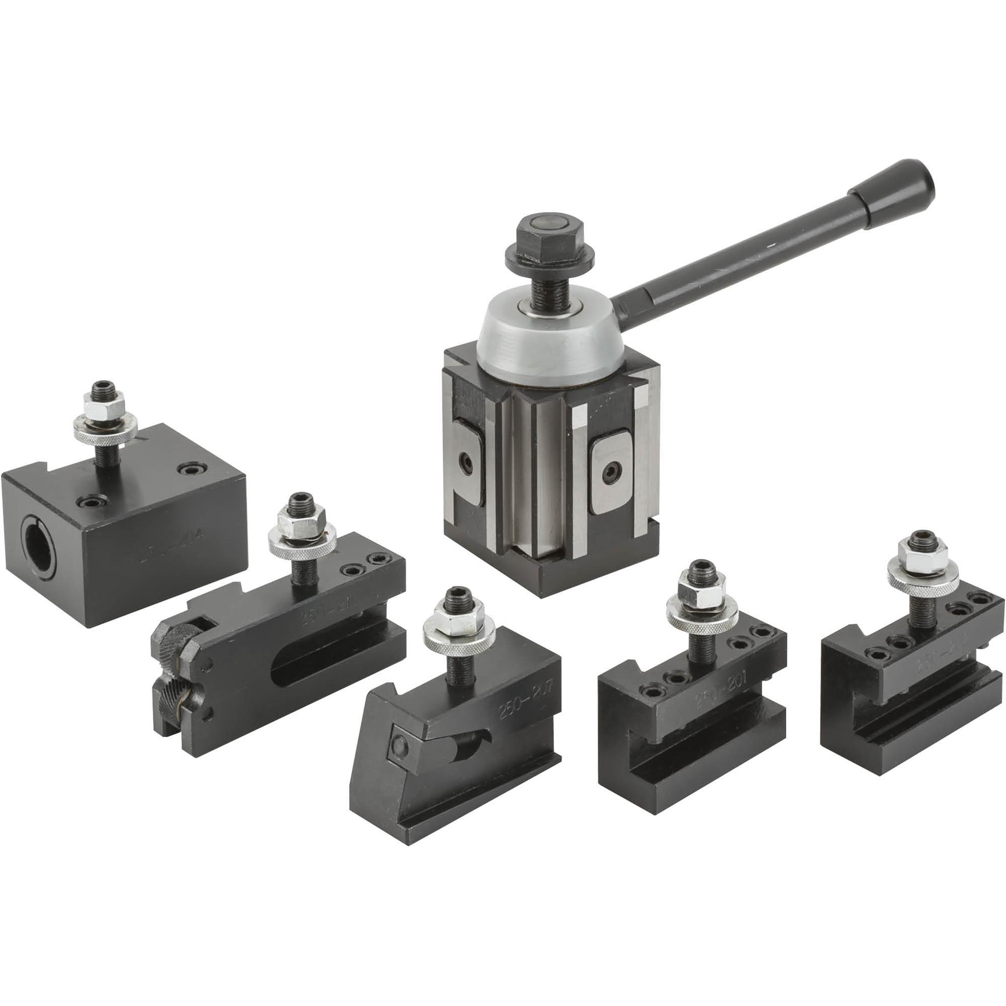 Quick Change Tool Post Set - 12" to 14" Swing - Grizzly Industrial, Inc.