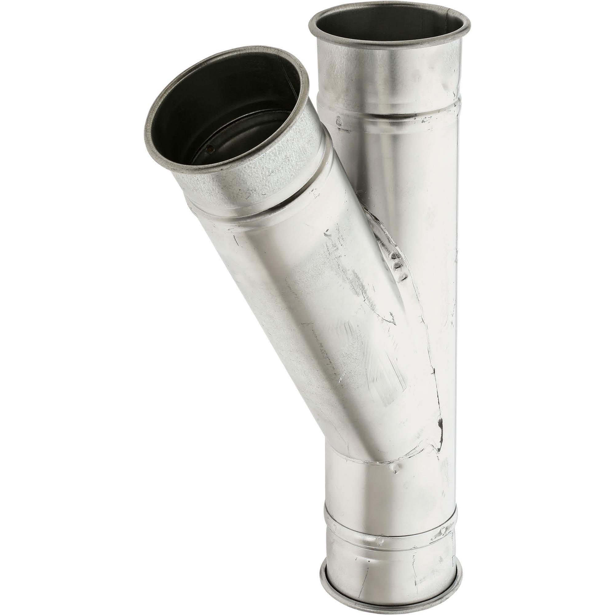 4" to 4" x 4" Industrial Dust Collection Standard Branch - Grizzly ...