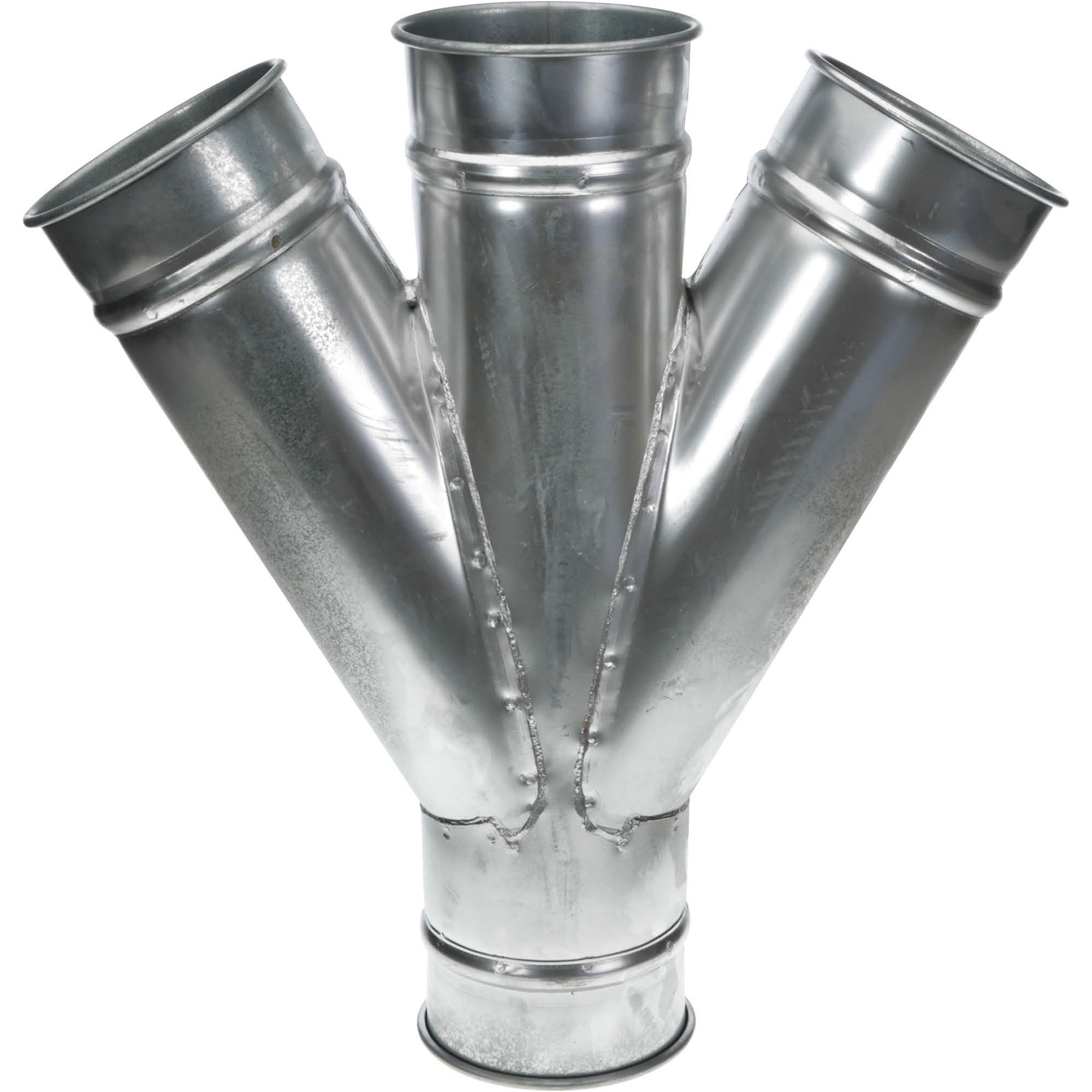 6" to 6" x 6" x 6" Industrial Dust Collection Double Branch - Grizzly ...