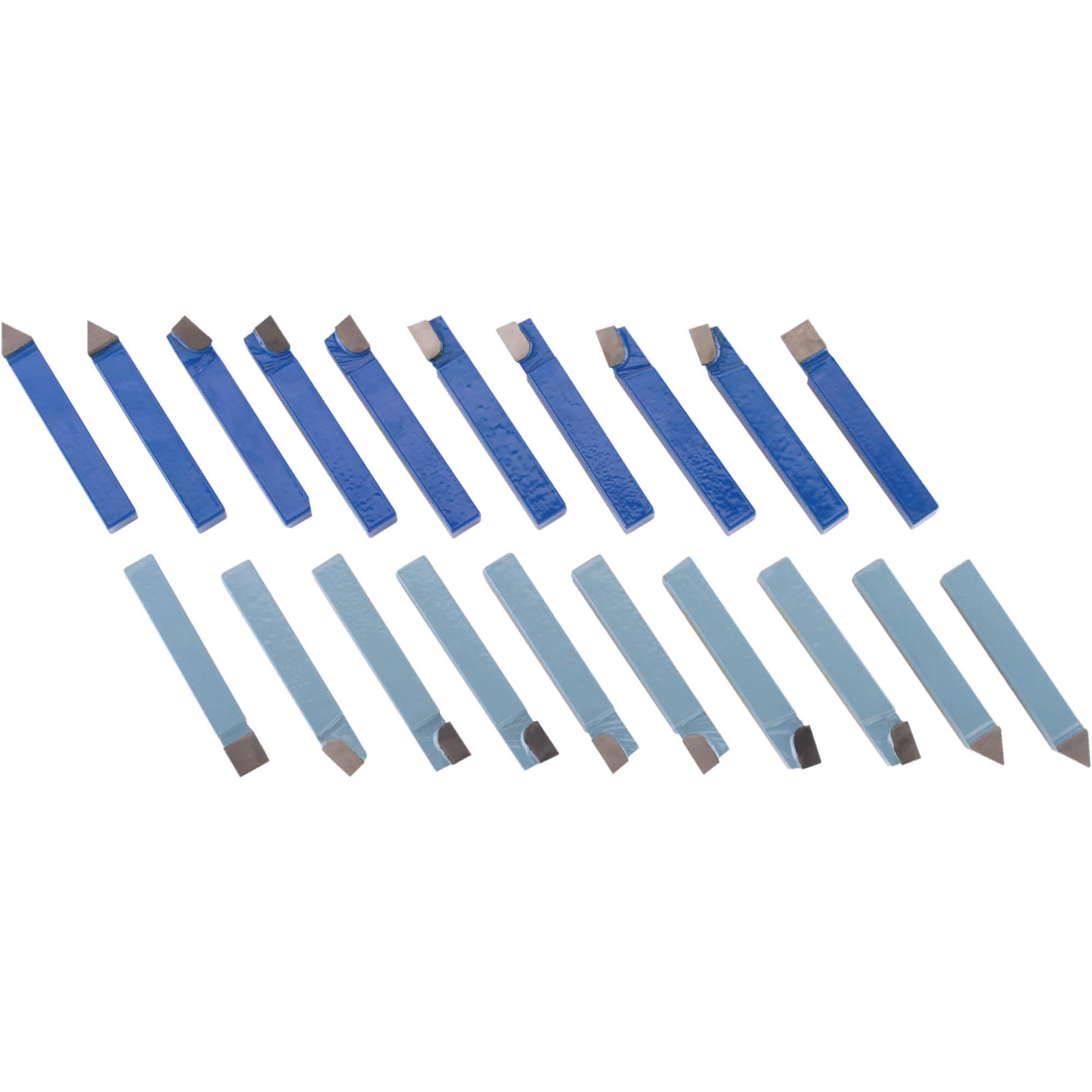Carbide-Tipped Tool Bit Sets - 1/2" 20 pc. - Grizzly Industrial