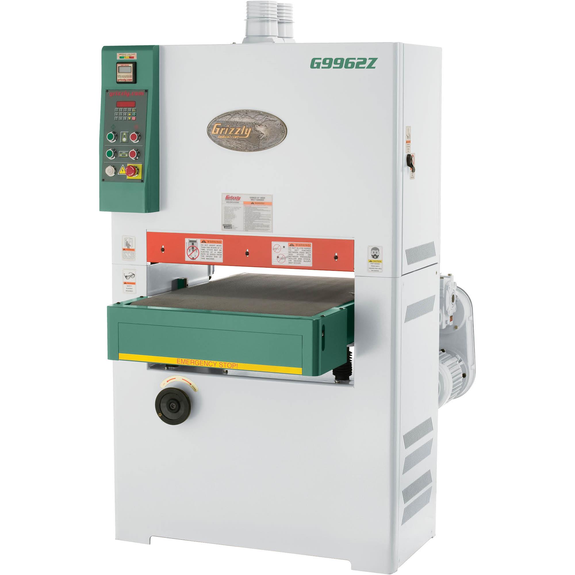 24" 10 HP Wide-Belt Sander - Grizzly Industrial