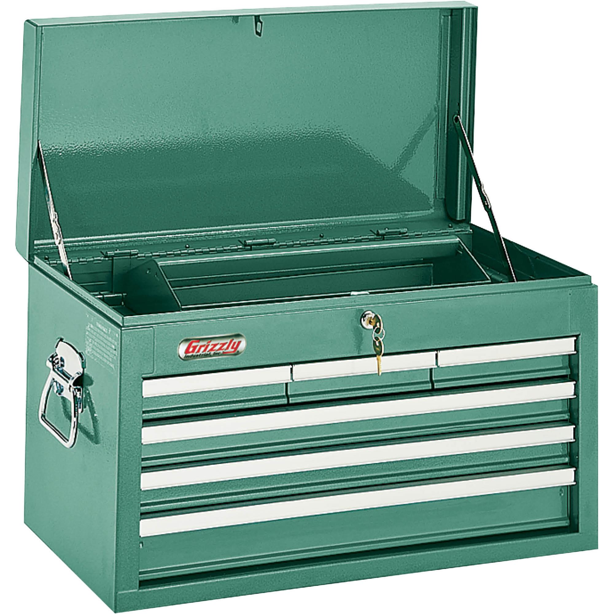 6-Drawer Top Tool Chest with Ball Bearing Slides - Grizzly Industrial