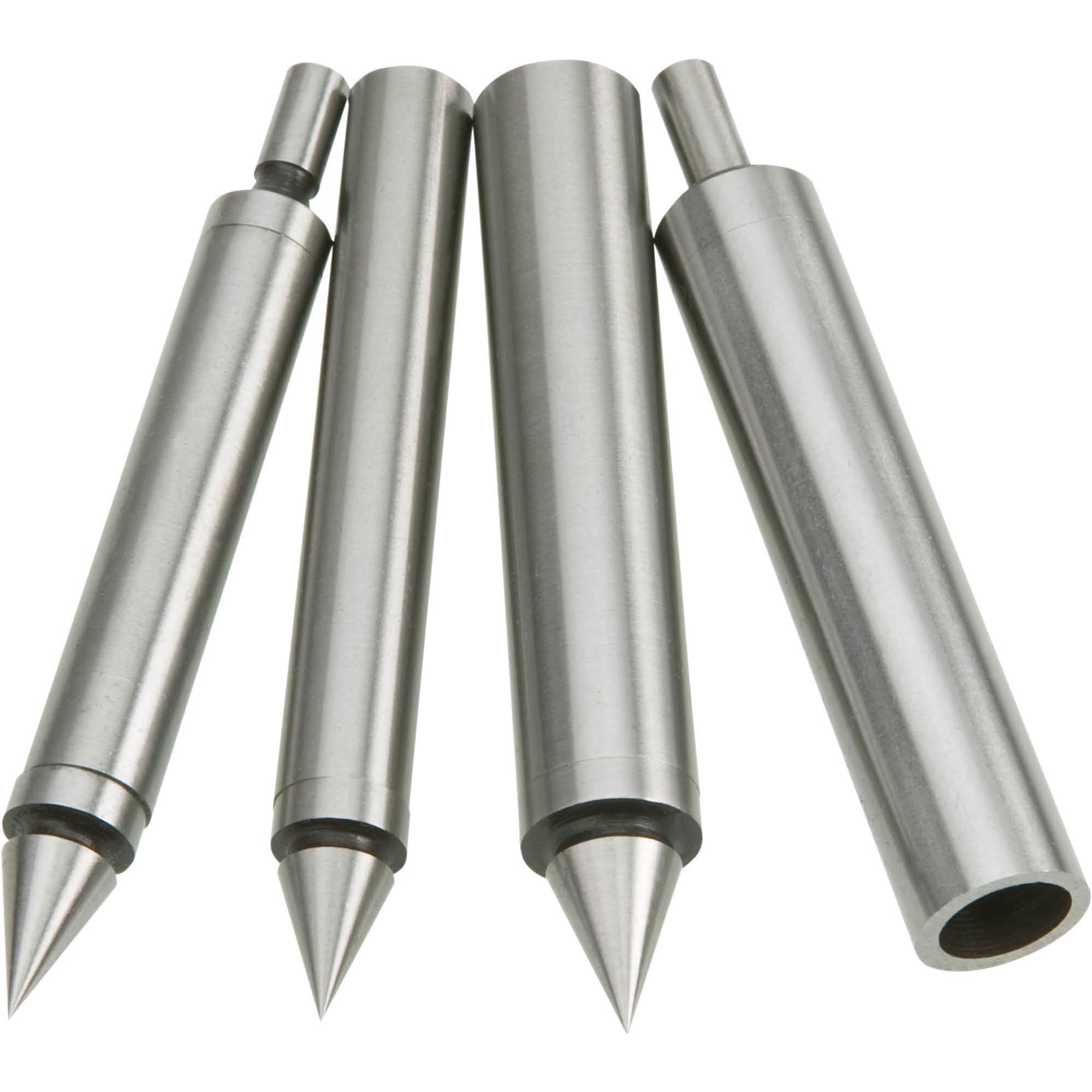 4 pc. Edge Finder Set with 3 Pointed, 1 Shoulder - Grizzly Industrial