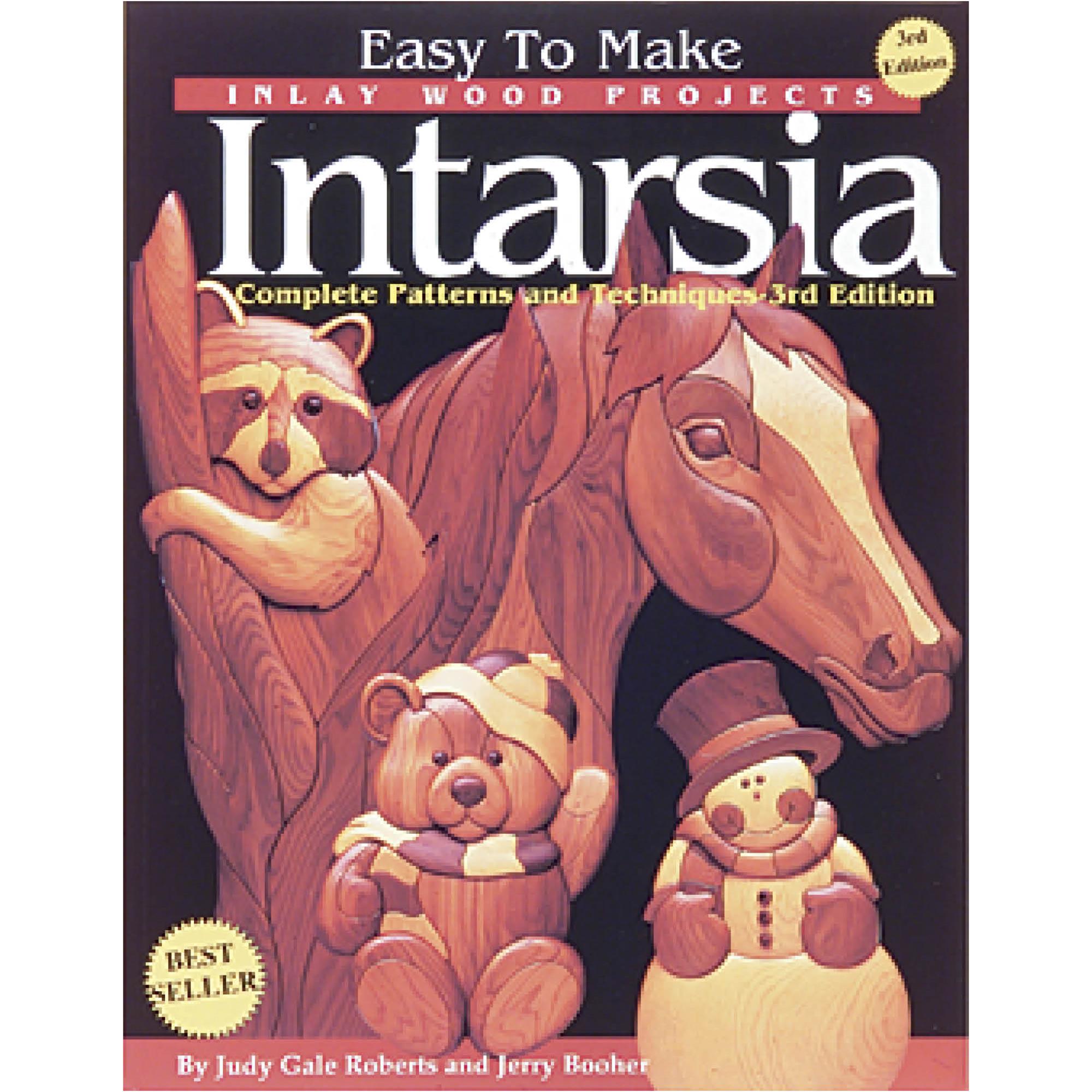 Easy To Make Inlay Wood Projects Intarsia - Book - Grizzly Industrial