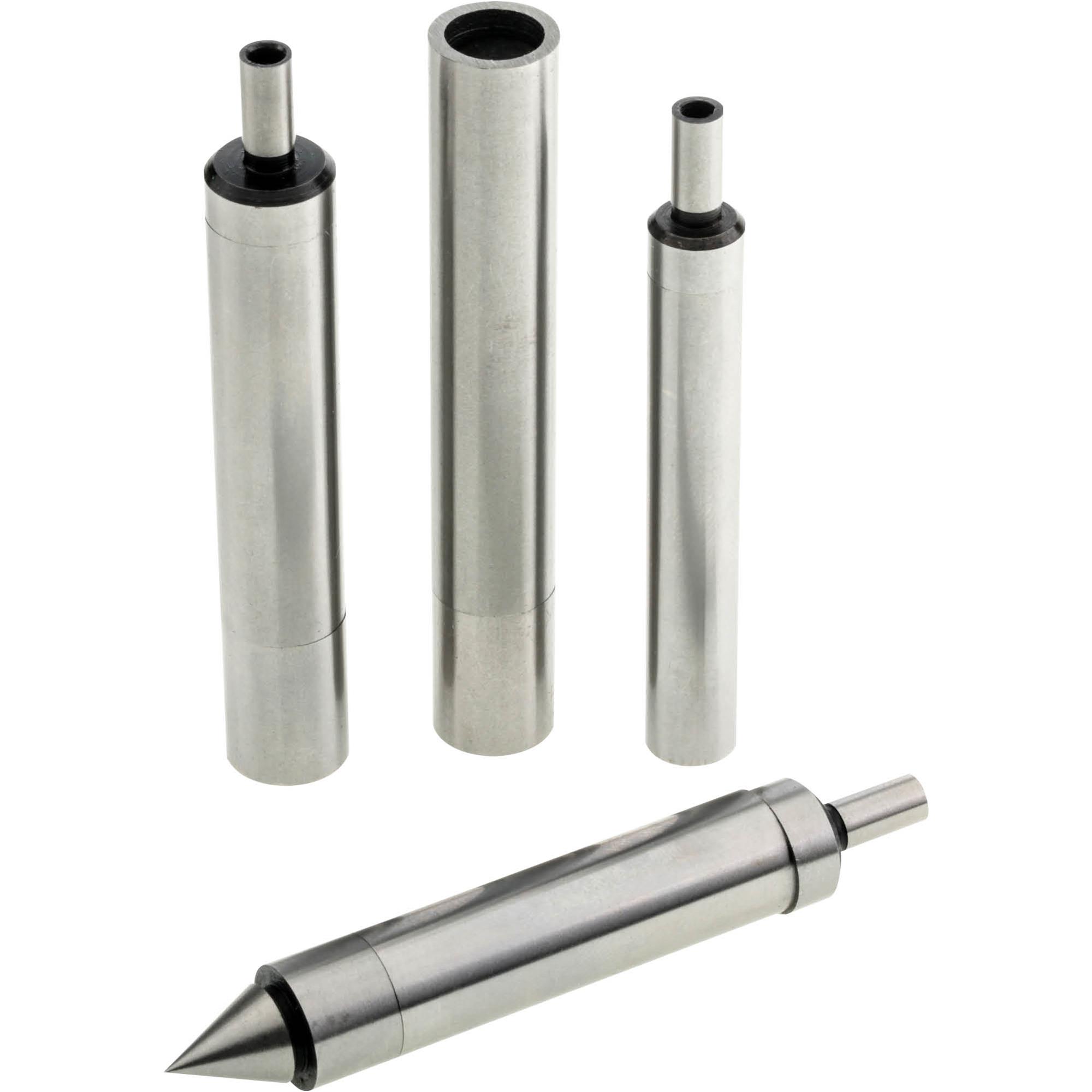 4 pc. Edge Finder Set 3 Shouldered, 1 Pointed - Grizzly Industrial