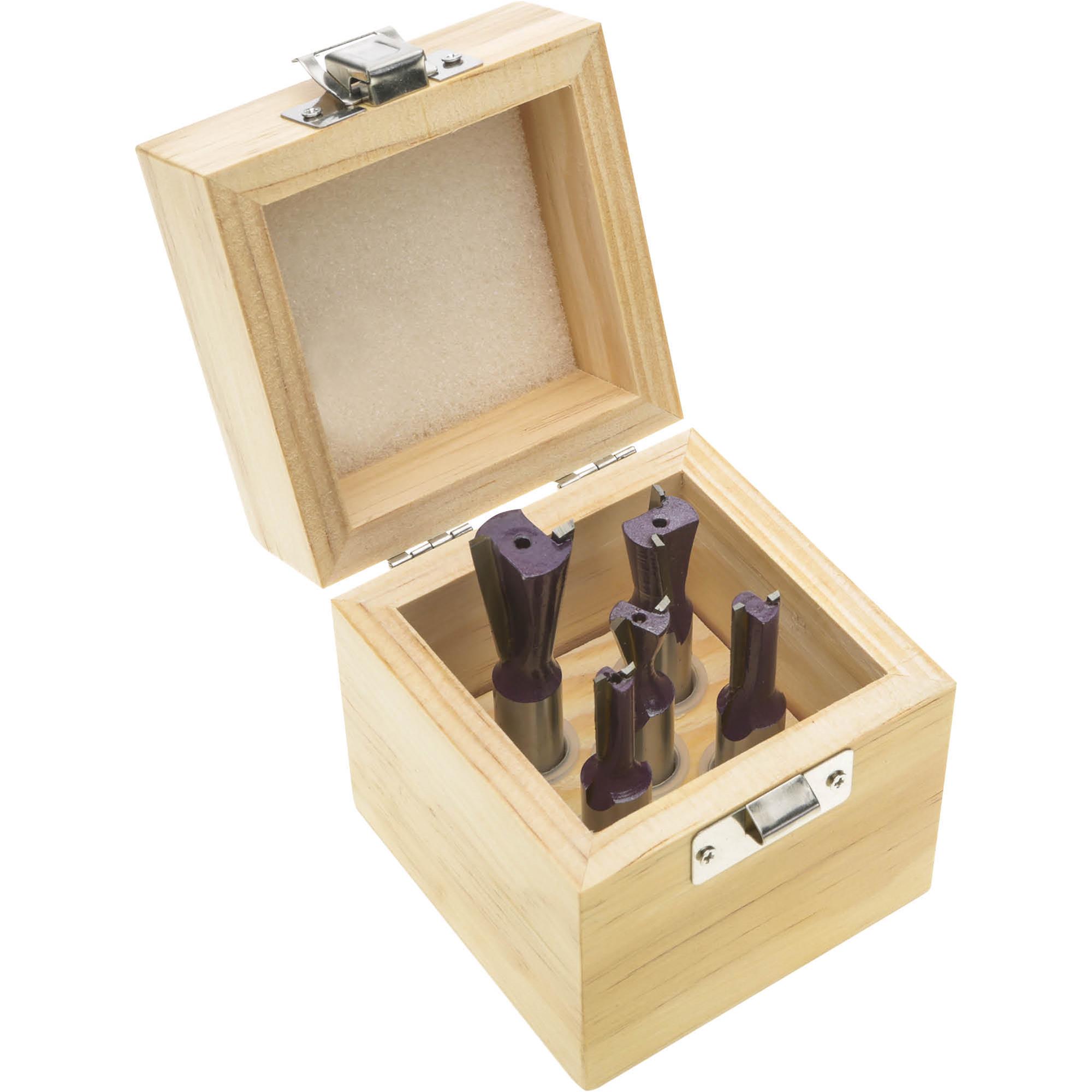 Dovetail Bit 5 pc. Set 1/2" Shank - Grizzly Industrial