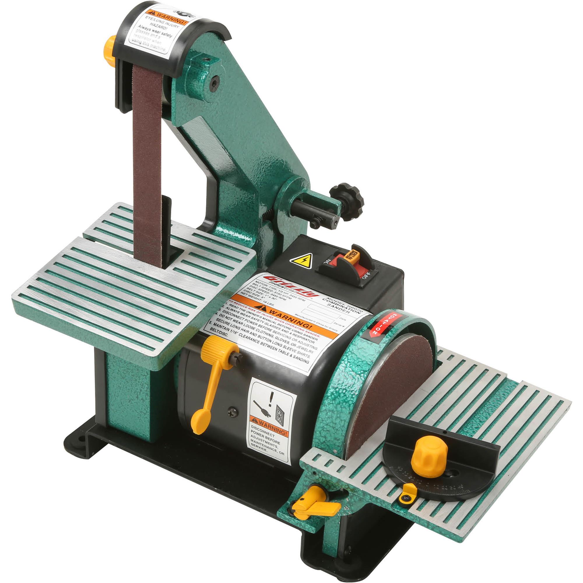 1" x 30" Belt/5" Disc Combo Sander at Grizzly.com