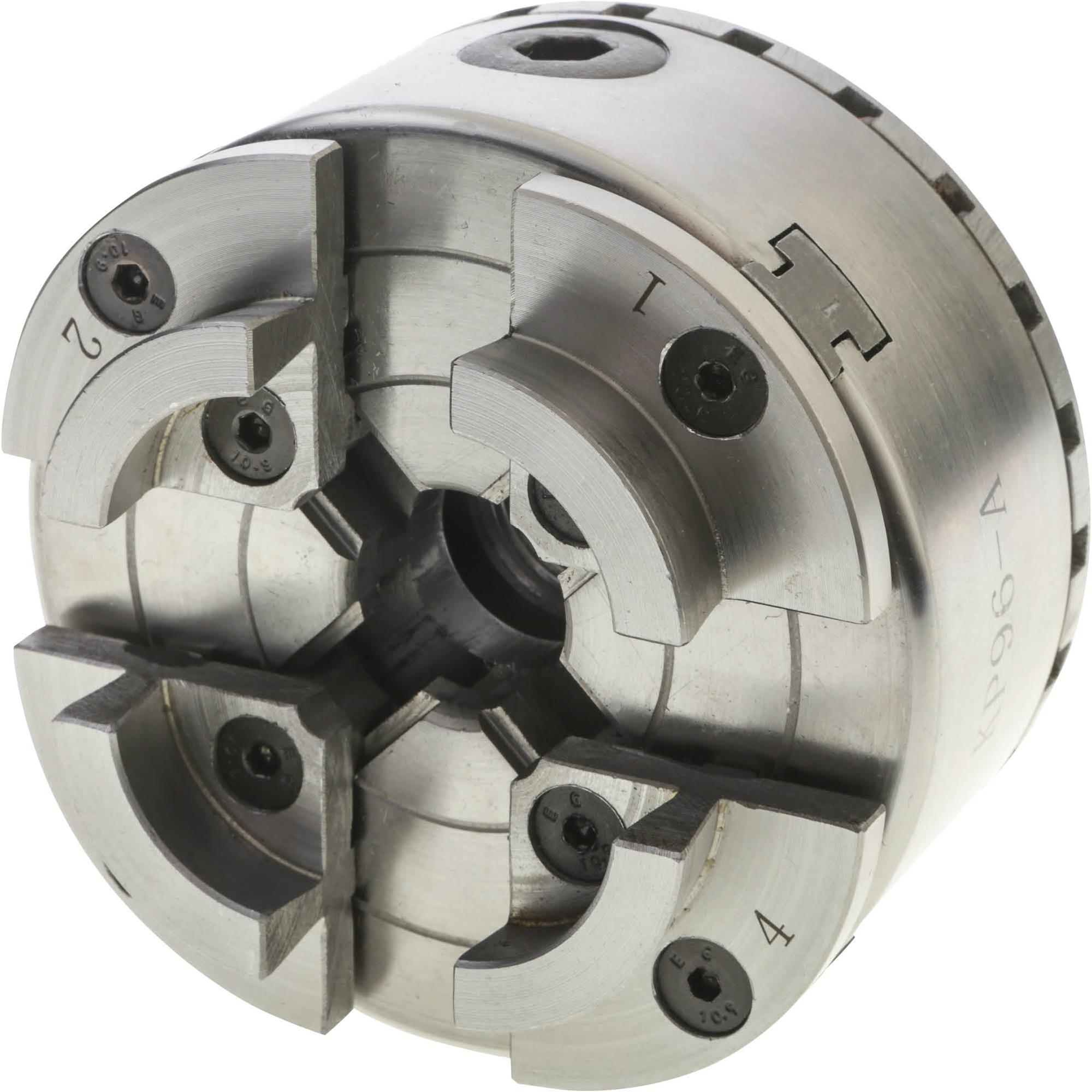 4 Jaw Wood Chuck 1" x 12 TPI - Grizzly Industrial