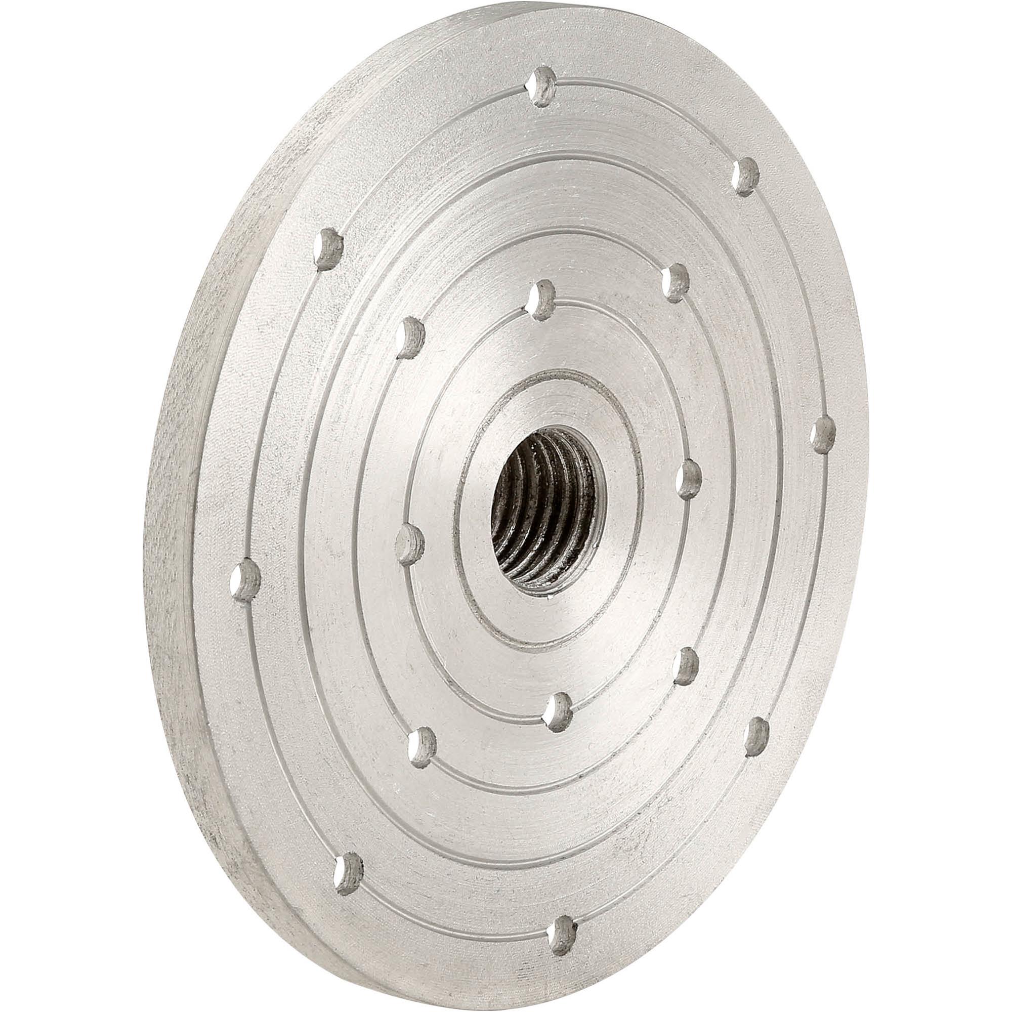 Aluminum Faceplate 6" x 1" x 8 TPI - Grizzly Industrial, Inc.