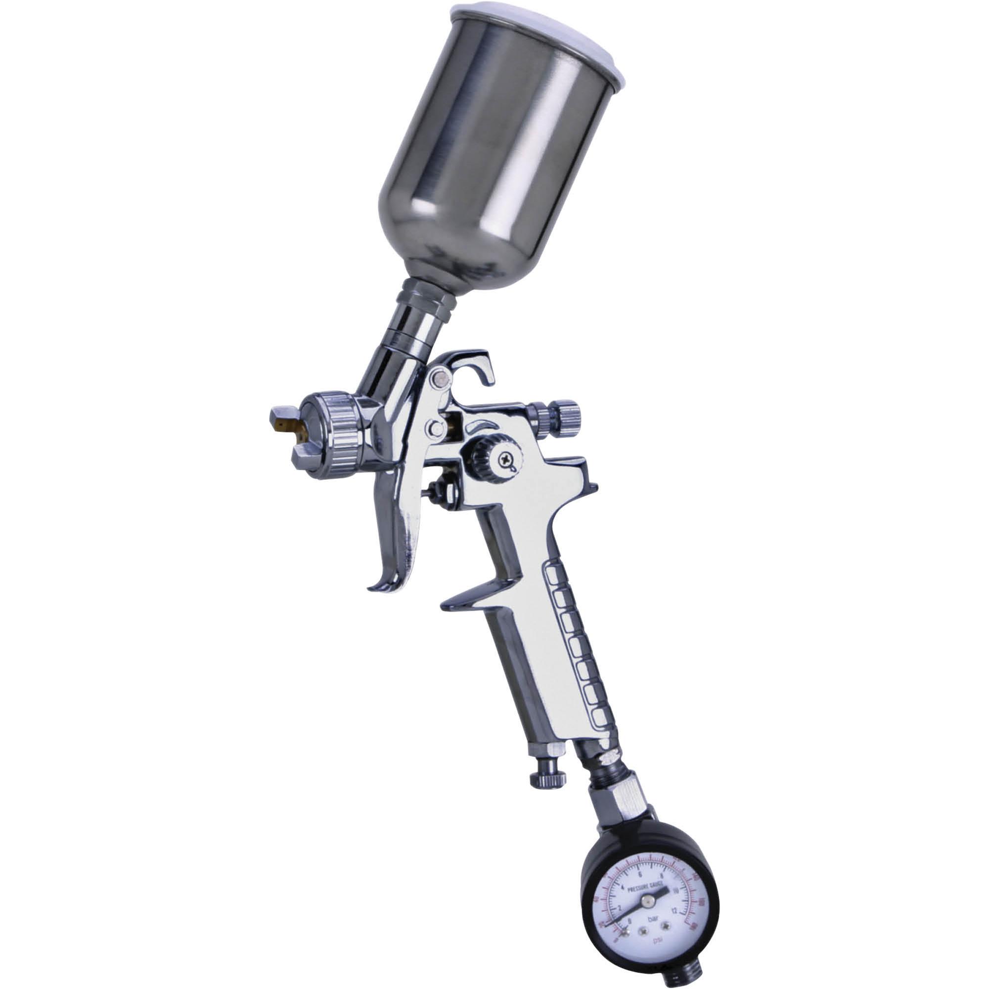 Mini HVLP Spray Gun, Stainless Steel Cup - Grizzly Industrial, Inc.