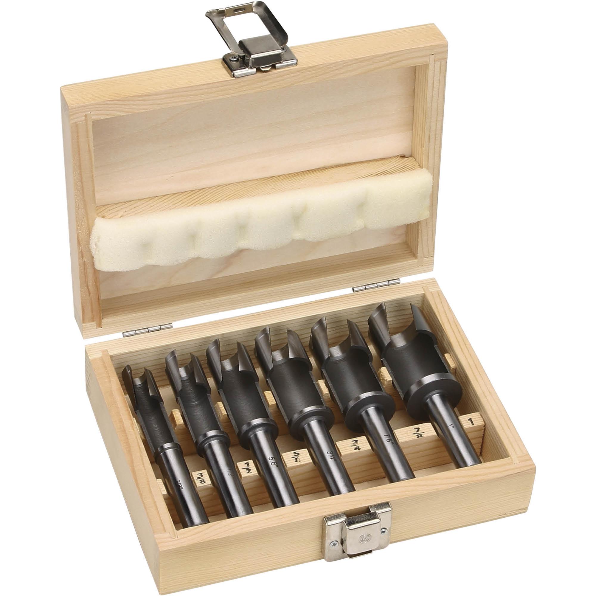 Deep Plug Cutter 6 Pc. Set - Grizzly Industrial