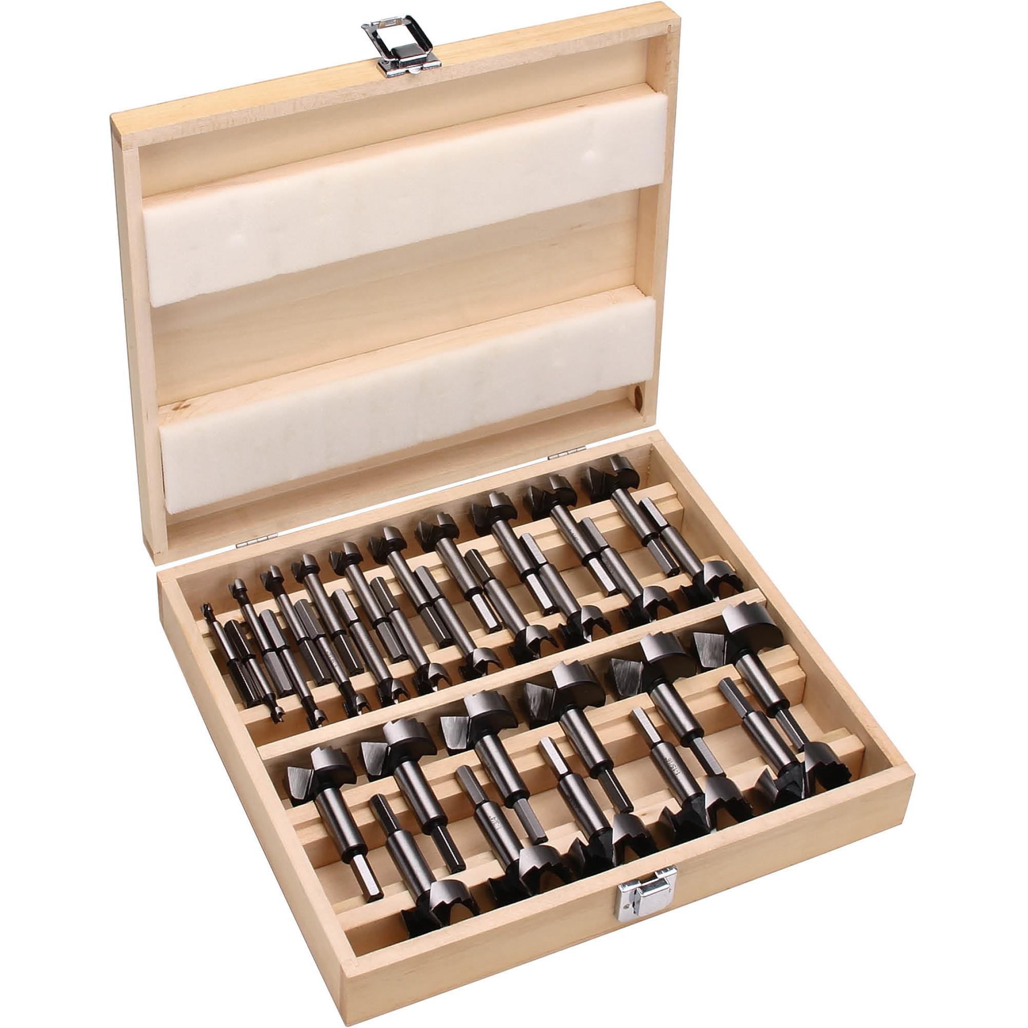 31-Piece Mega Forstner Bit Set at Grizzly.com