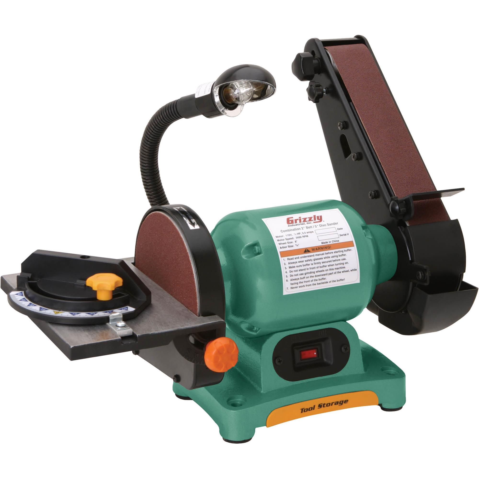 2" x 27" Belt/6" Disc Combo Sander at Grizzly.com