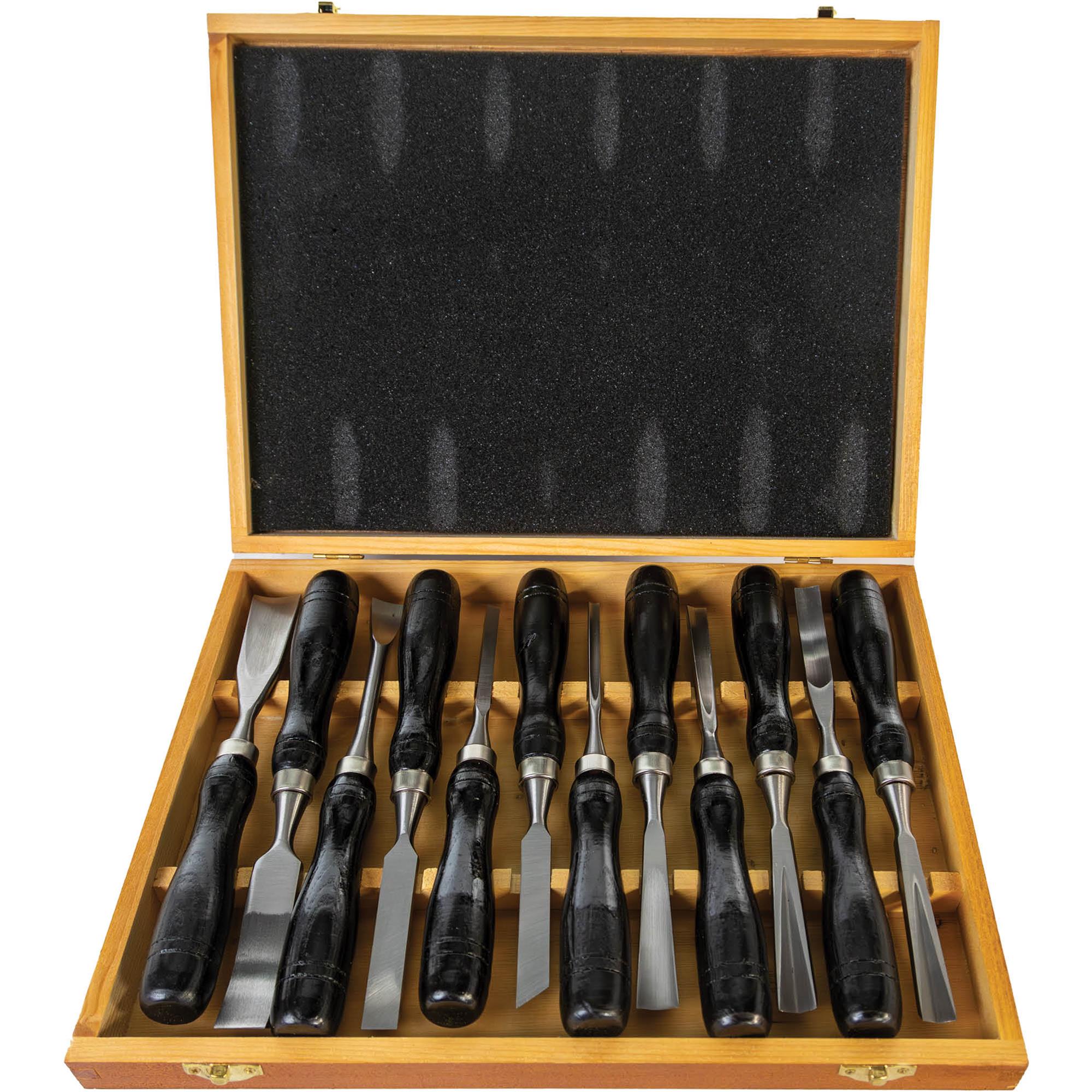 12-Pc. Carving Chisel Set - Grizzly Industrial, Inc.