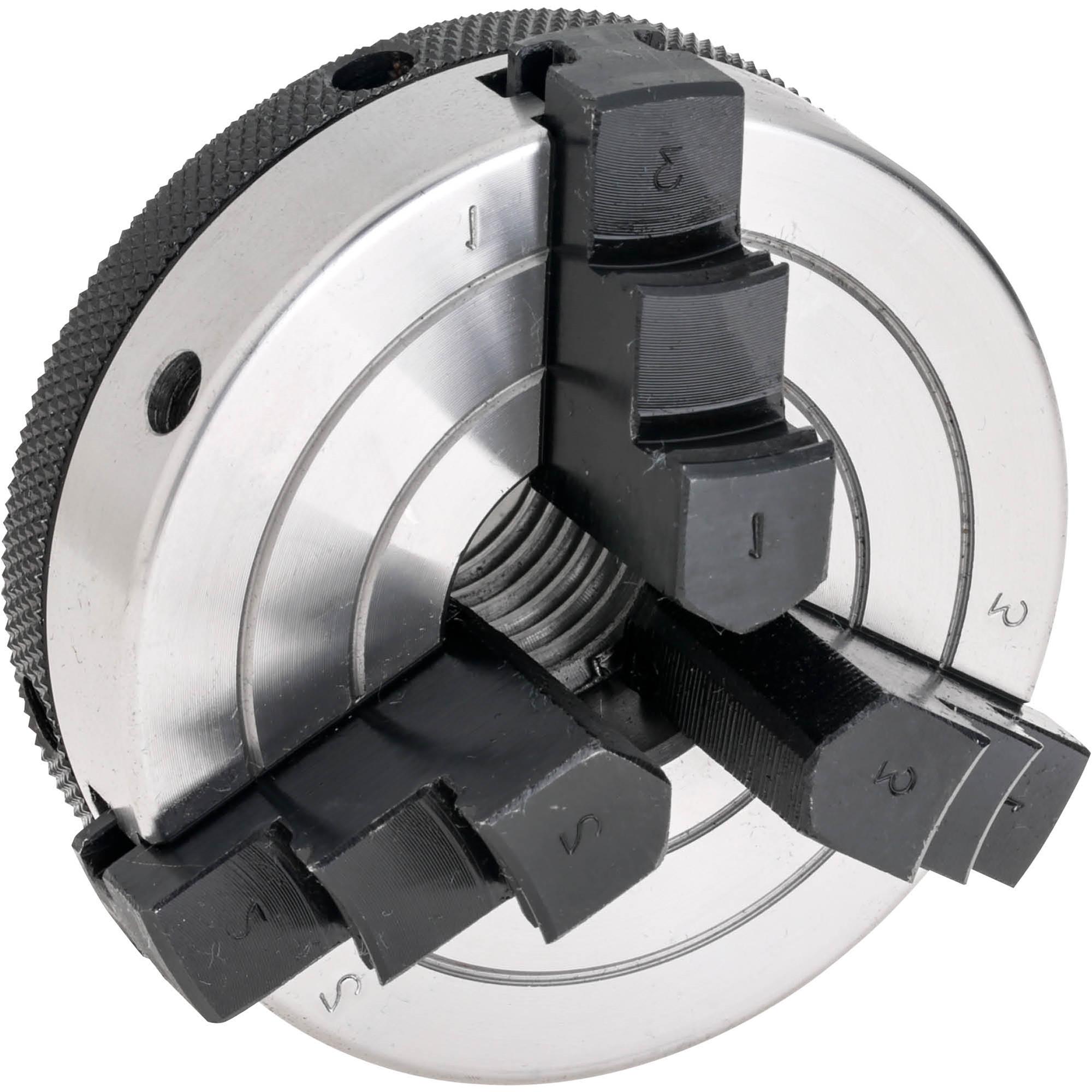 3" 3-Jaw Wood Chuck - 1" x 8 TPI - Grizzly Industrial