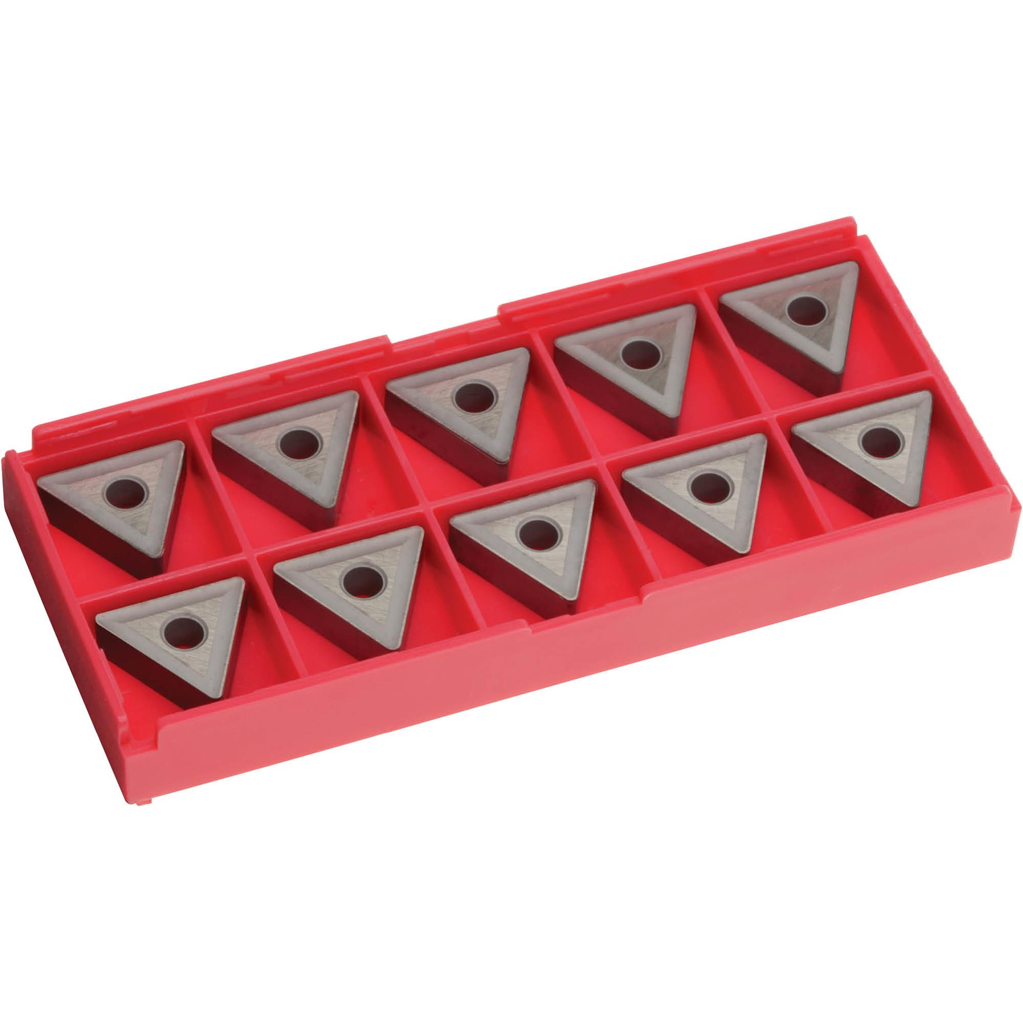 Carbide Inserts TNMG for Cast-Iron, pk. of 10 - Grizzly Industrial