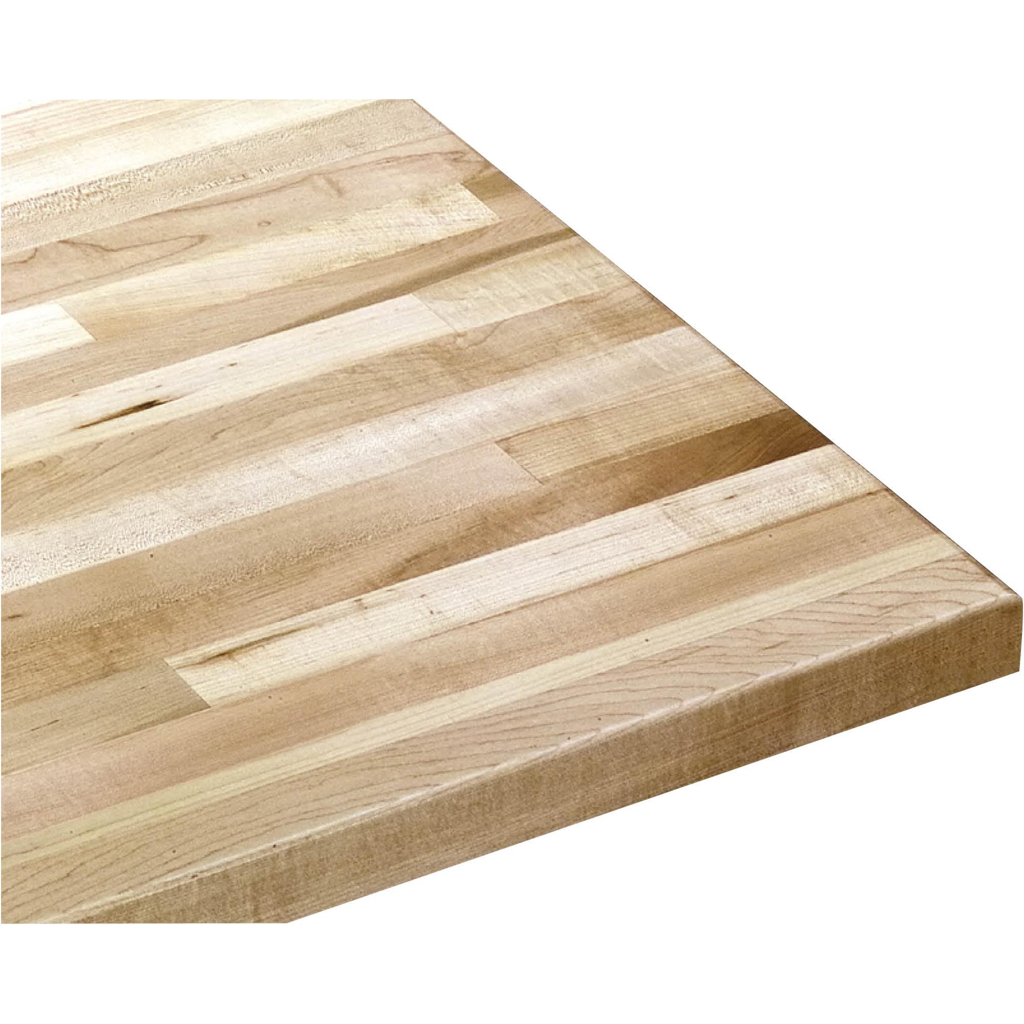 1-1/2" Maple Butcher Block Countertop 60" W x 25" D - Grizzly Industrial