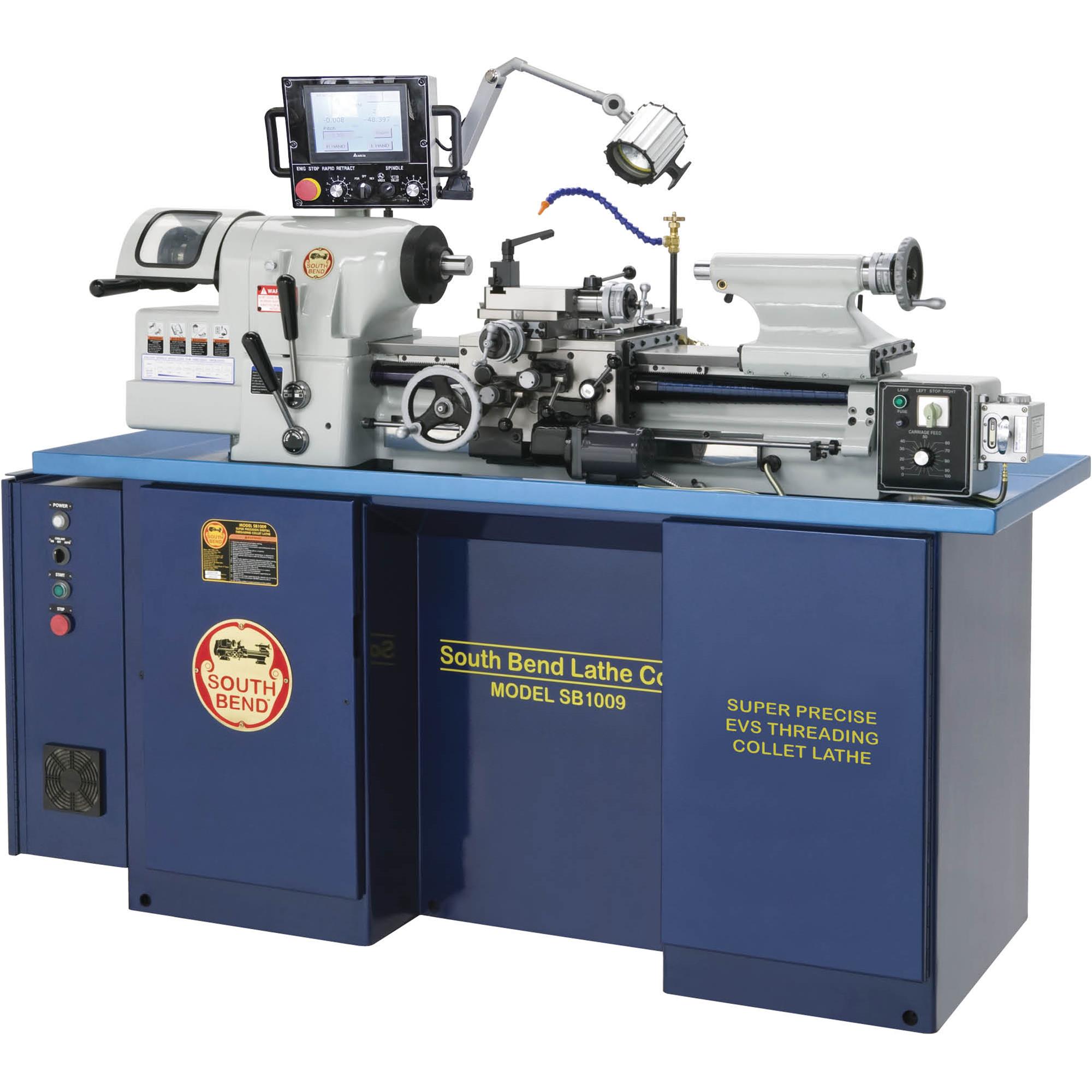 Super Precision Digital Threading Collet Lathe - Grizzly Industrial