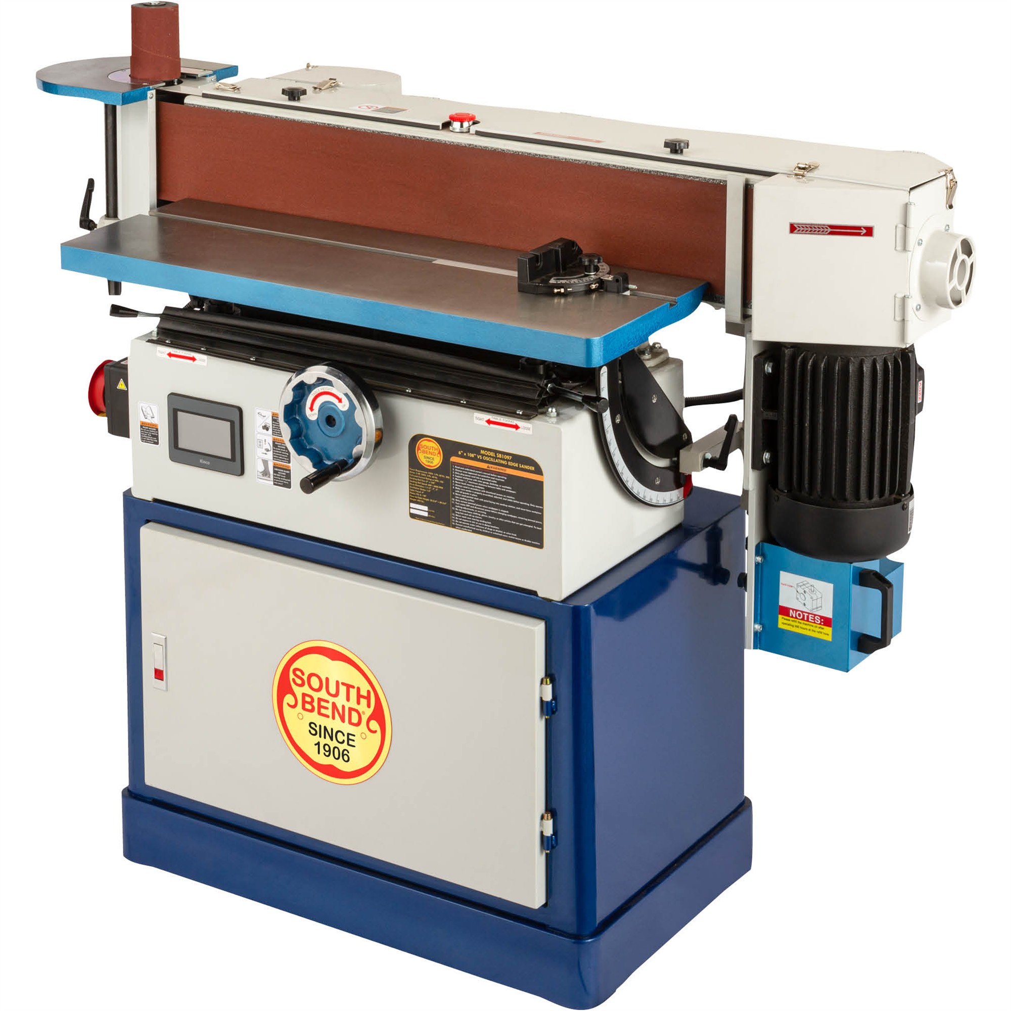 6" x 108" VS Oscillating Edge Sander - Grizzly Industrial