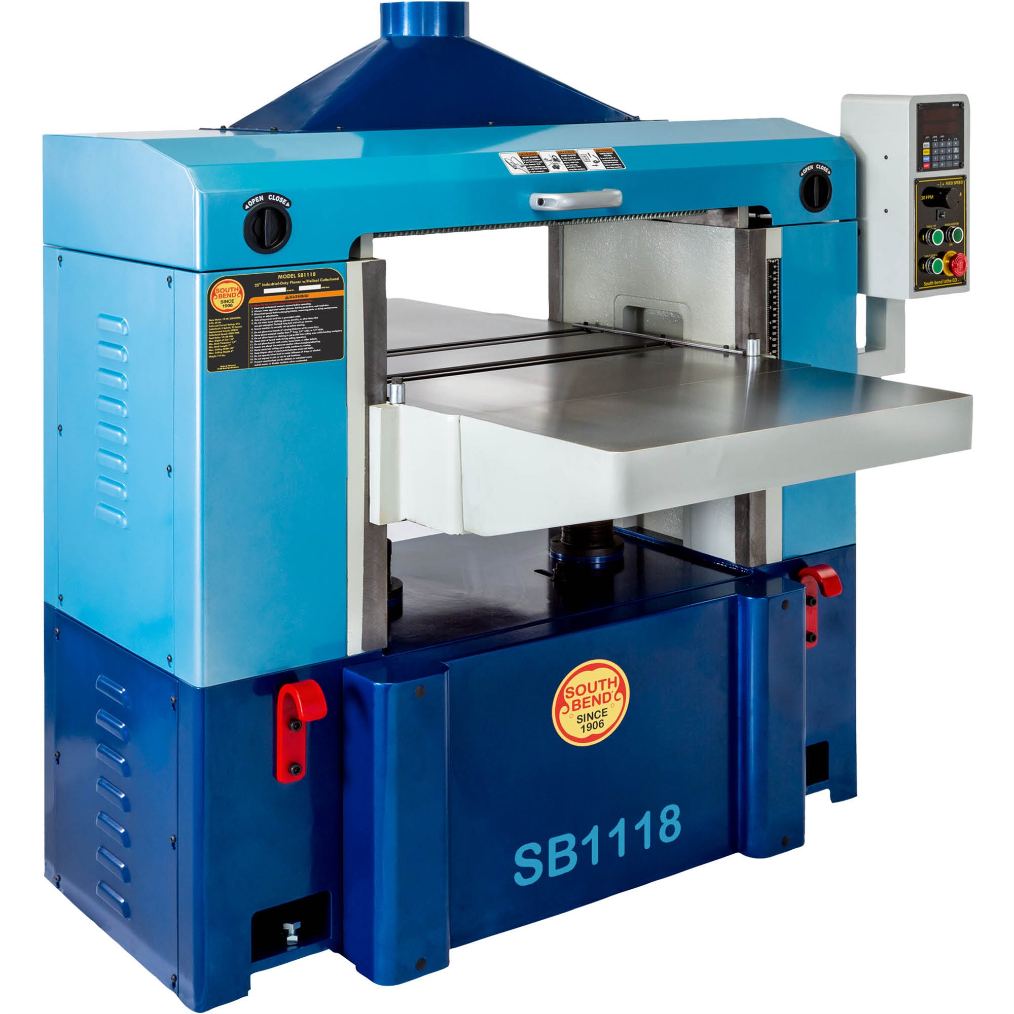 25" Planer with Helical Cutterhead - Grizzly Industrial