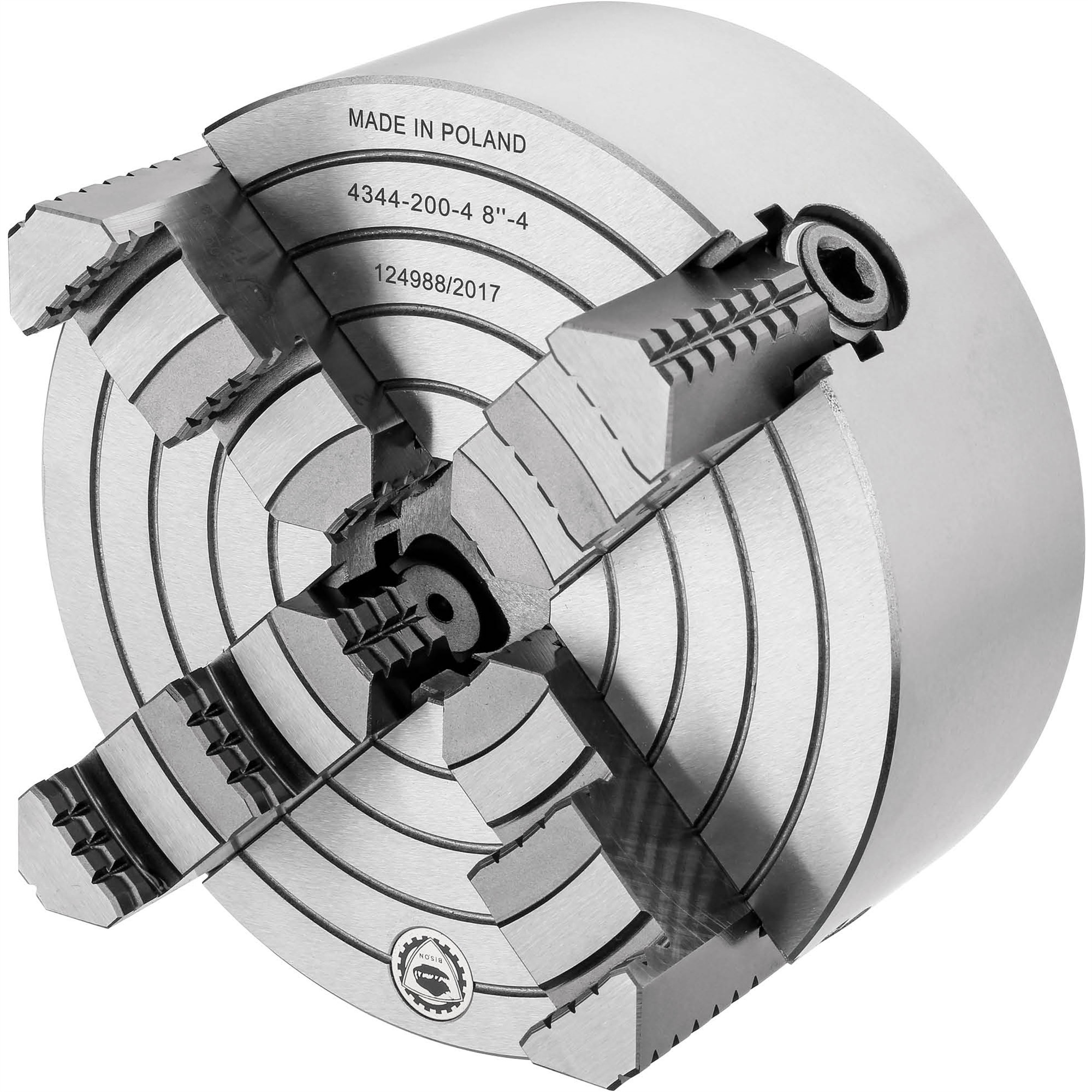 8" D1-4 4 Jaw Chuck - Grizzly Industrial