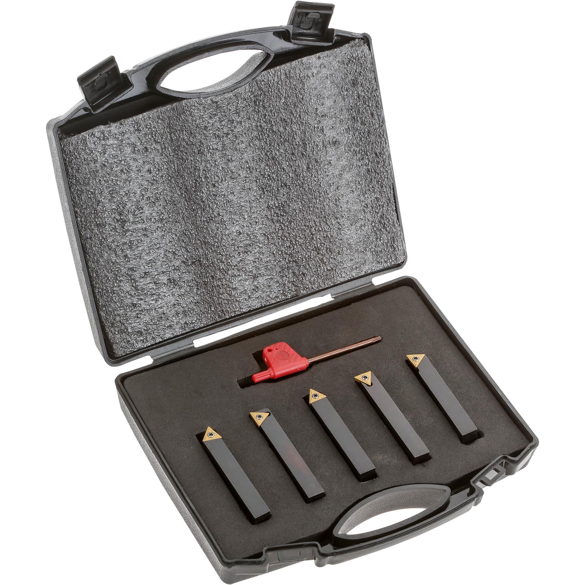 3/8" TCMT Carbide Insert Turning Set, 5 pc. at Grizzly.com