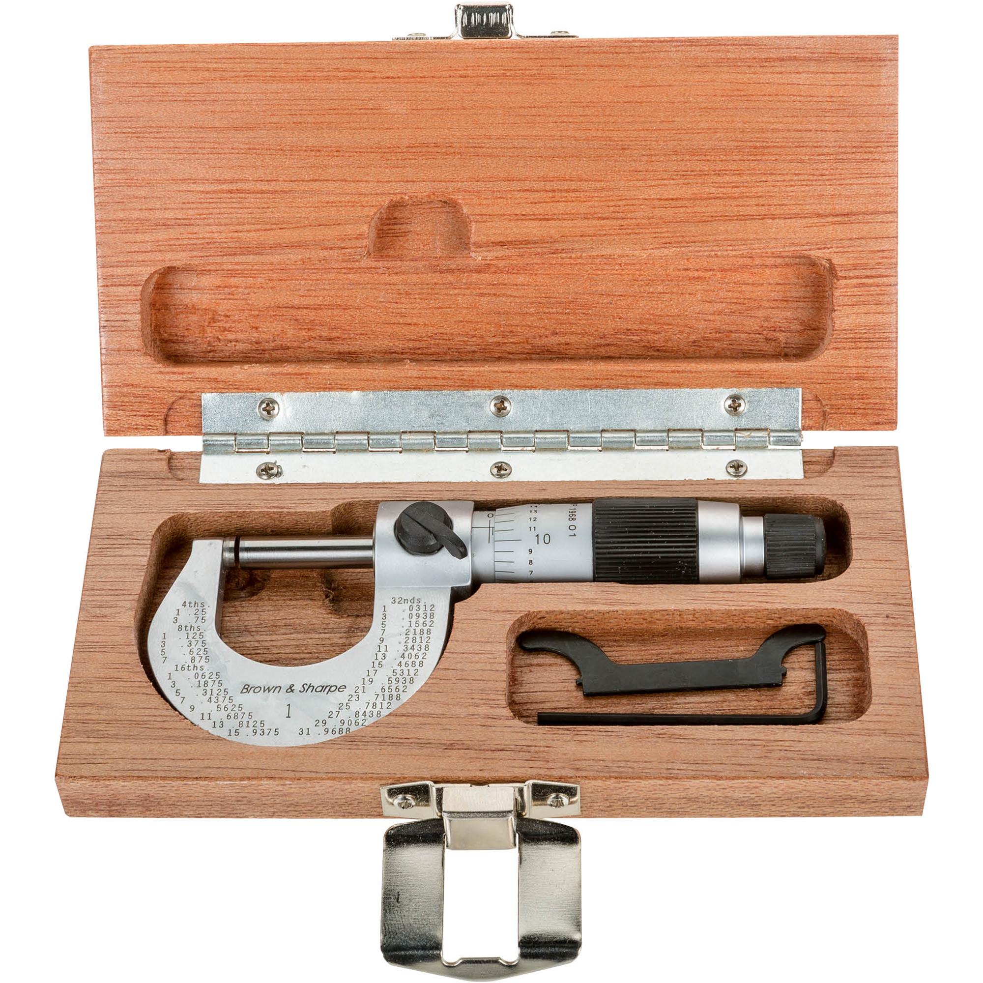 1" Chrome Frame Micrometer with Convertible Thimble - Grizzly ...